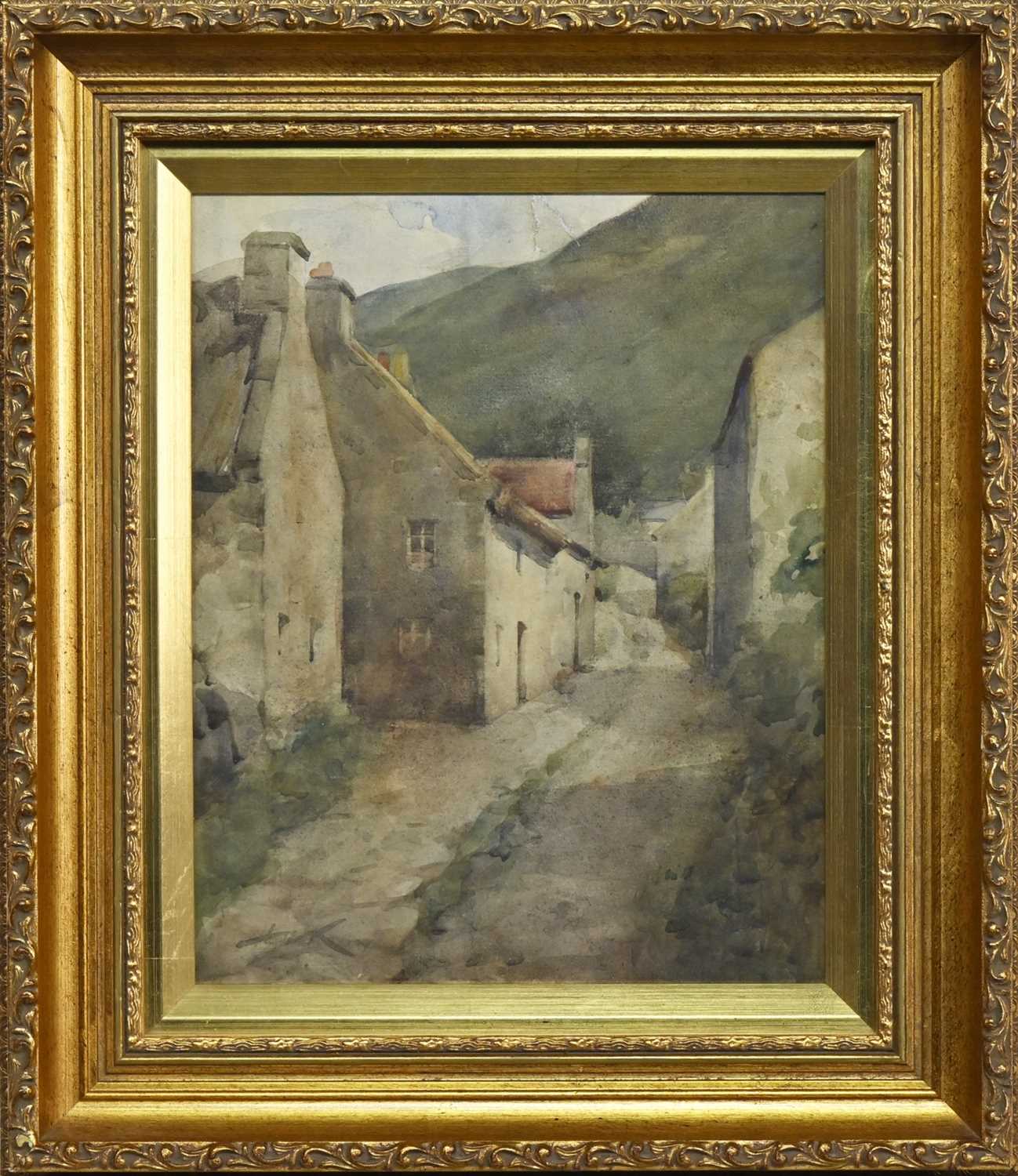 HENRY WRIGHT KERR RSA RSW (SCOTTISH 1857 - 1936), VILLAGE STREET ...