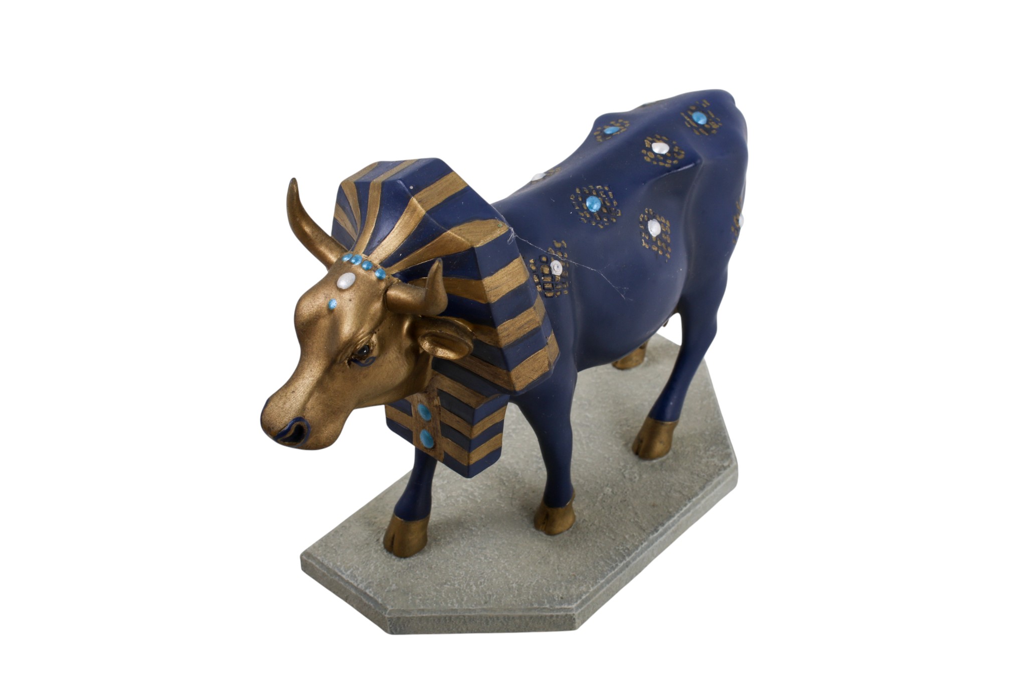 A collection of assorted Cow Parade novelty ceramic cow figures. Some ...