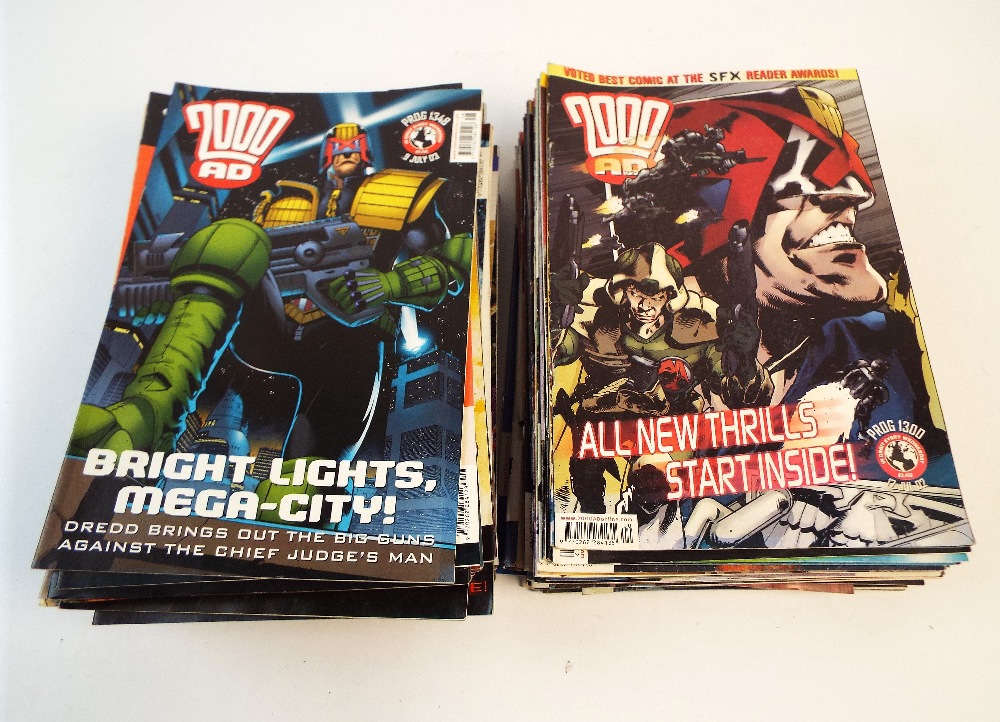 2000AD Judge Dread Sequential run , Numbers 1300 to 1399