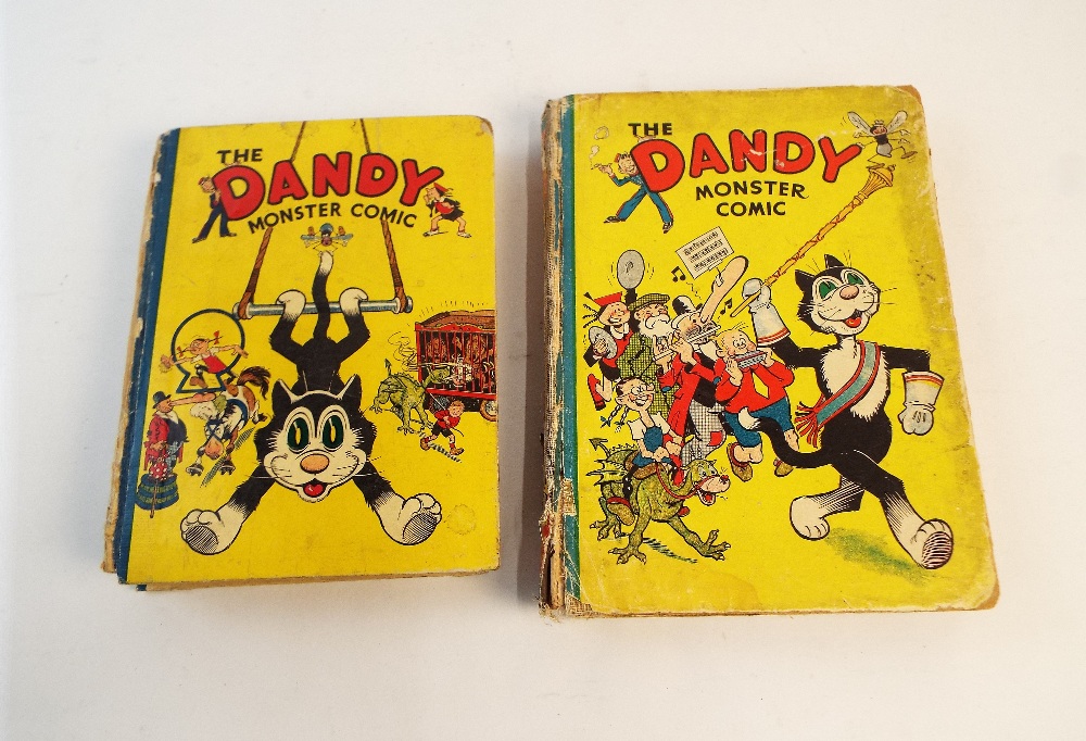 Two Annuals , The Dandy Monster Comic , No 2 (1940)and No 3 (1941) both ...