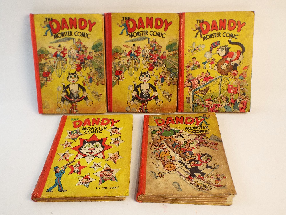 Five Annuals , The Dandy Monster Comic , No 5 (1943) x2 , No 6 (1944 ...