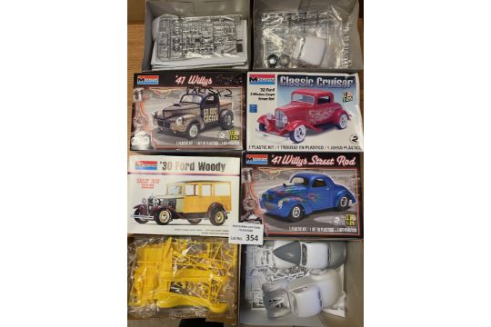 Die-cast : Kits - Monogram custom car kits (4), USA style incl Fords ...
