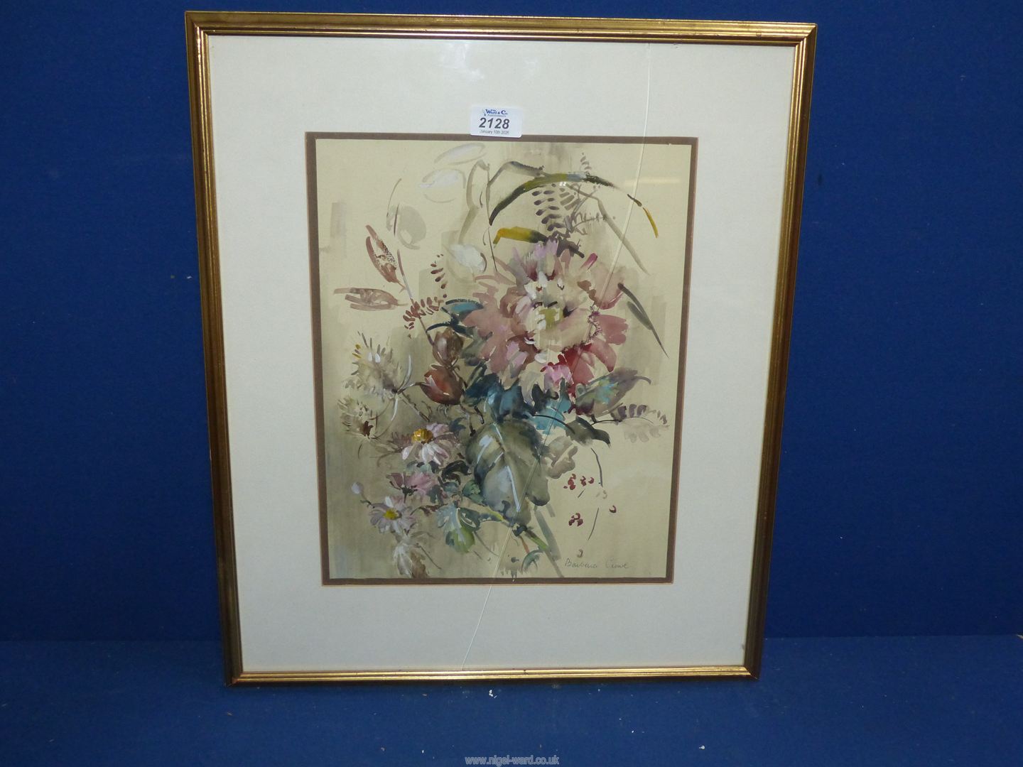 A 'Glimpse of Autumn' watercolour by Barbara Crowe, Royal Institute of ...