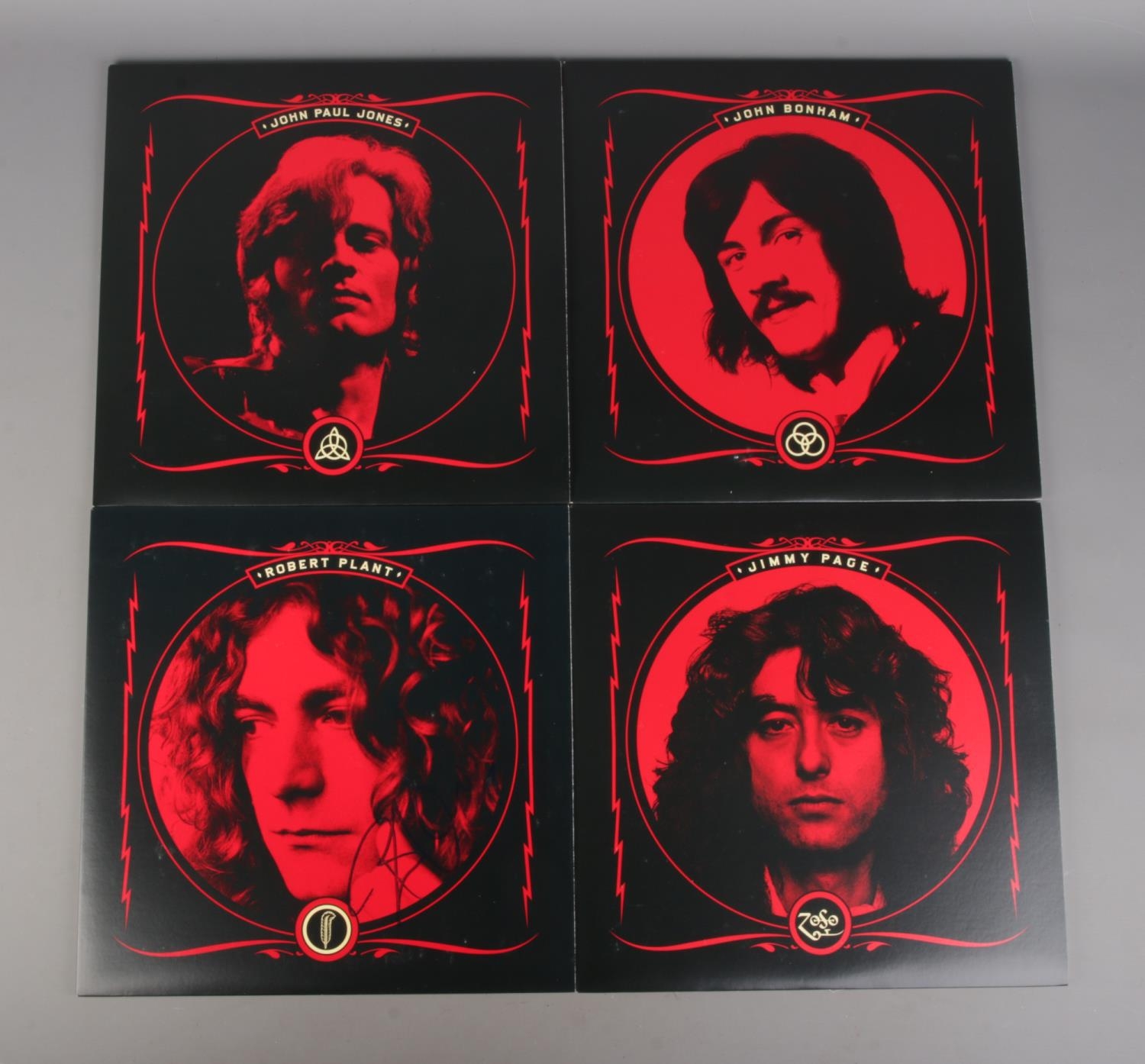 Led Zeppelin: A signed Mothership 4LP vinyl box set of remastered hits ...