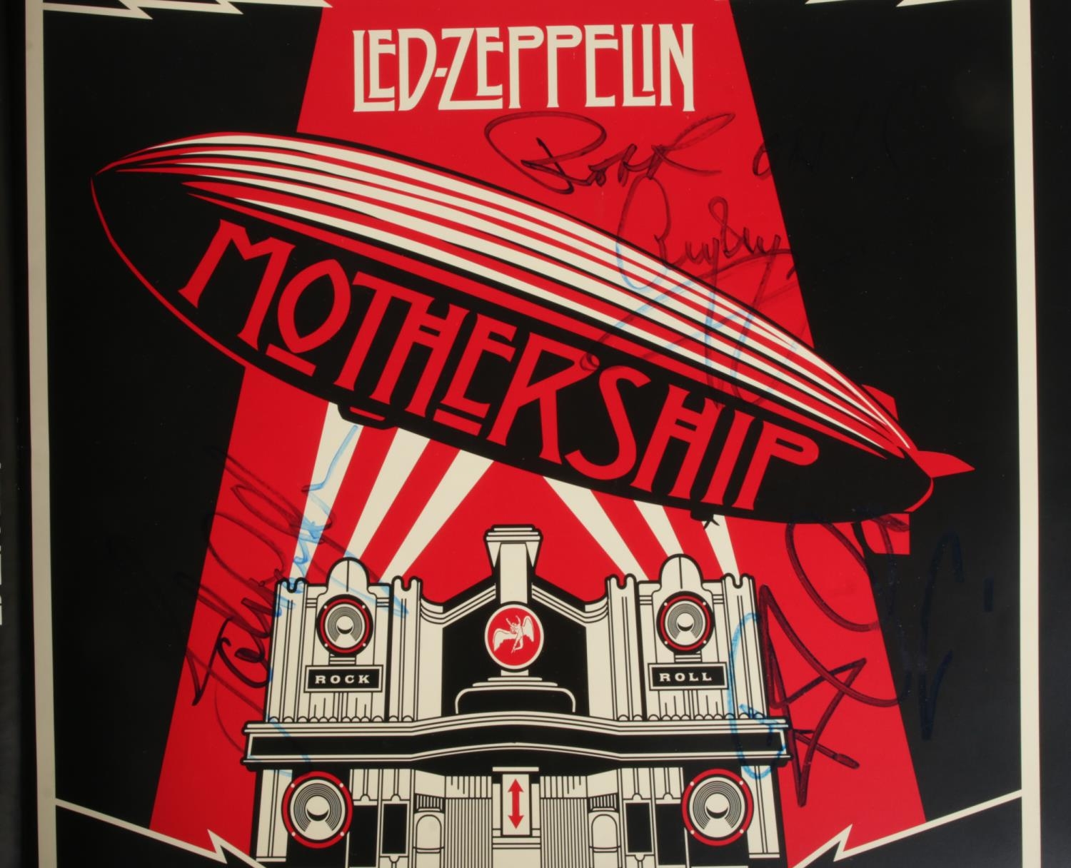 Led Zeppelin: A signed Mothership 4LP vinyl box set of remastered hits ...