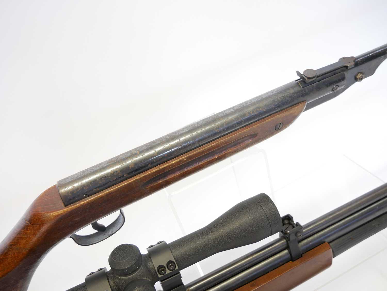 Three .177 air rifles, to include a Triarrow pump up air rifle NVN ...