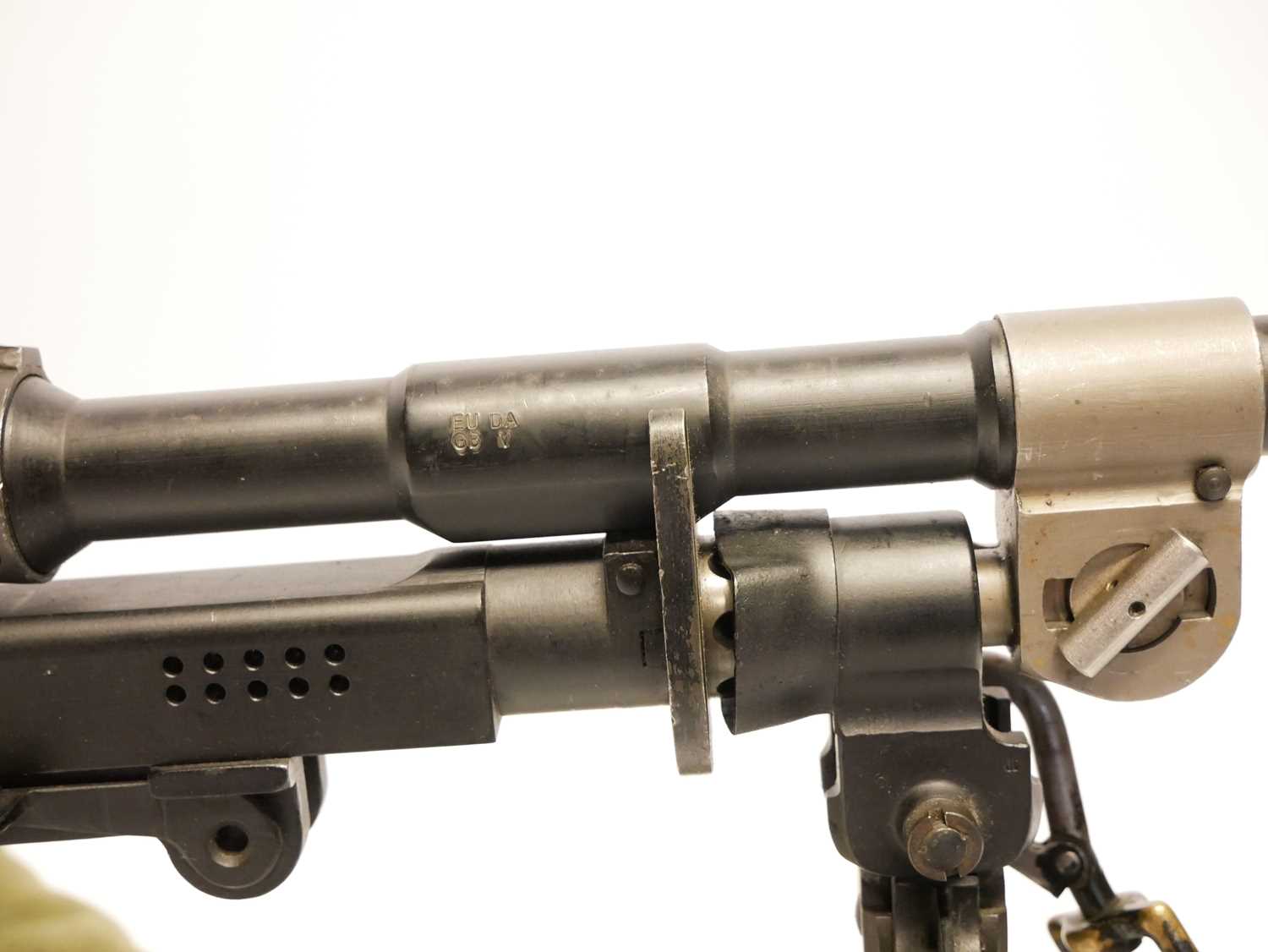 Deactivated Enfield 7.62mm L4A3 Light machine gun with cleaning kit and ...