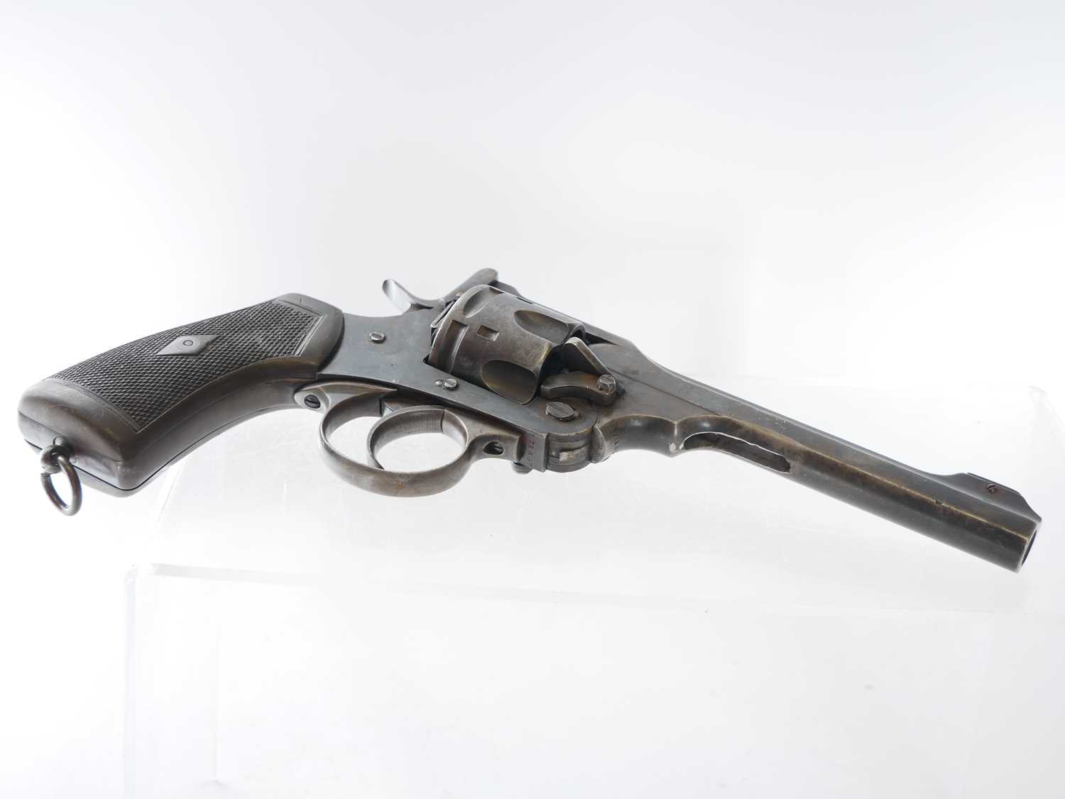 Deactivated .455 Webley revolver serial number 171857, with 6 inch ...