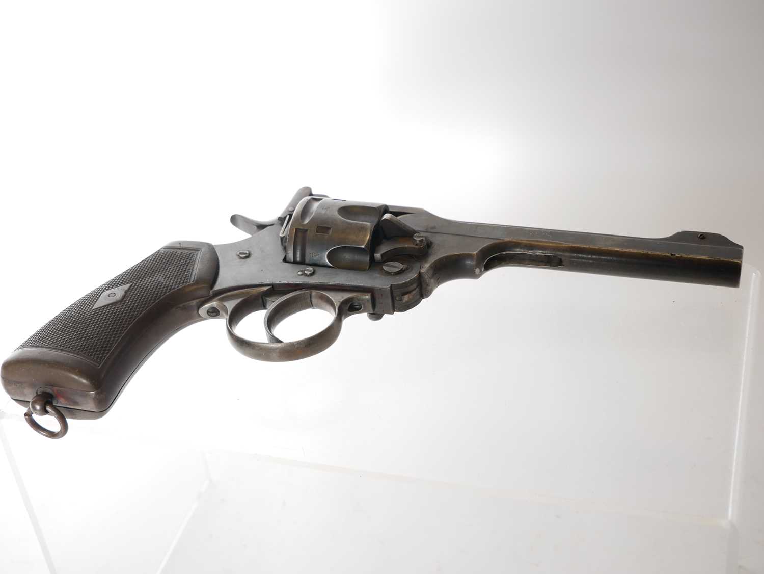 Deactivated .455 Webley revolver serial number 171857, with 6 inch ...