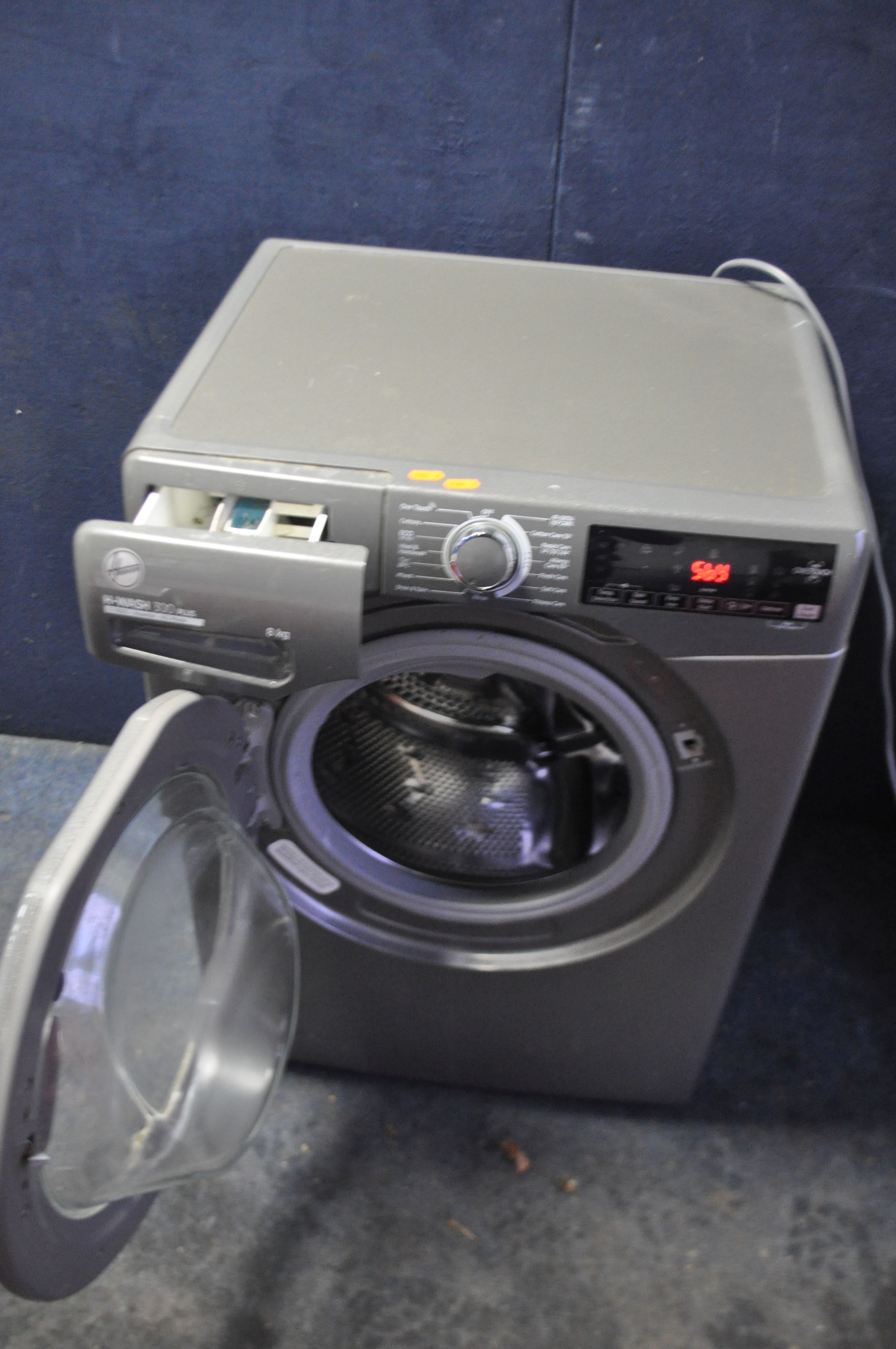 A HOOVER H3W68TMGGE 8kg WASHING MACHINE width 60cm, depth 55cm, height ...
