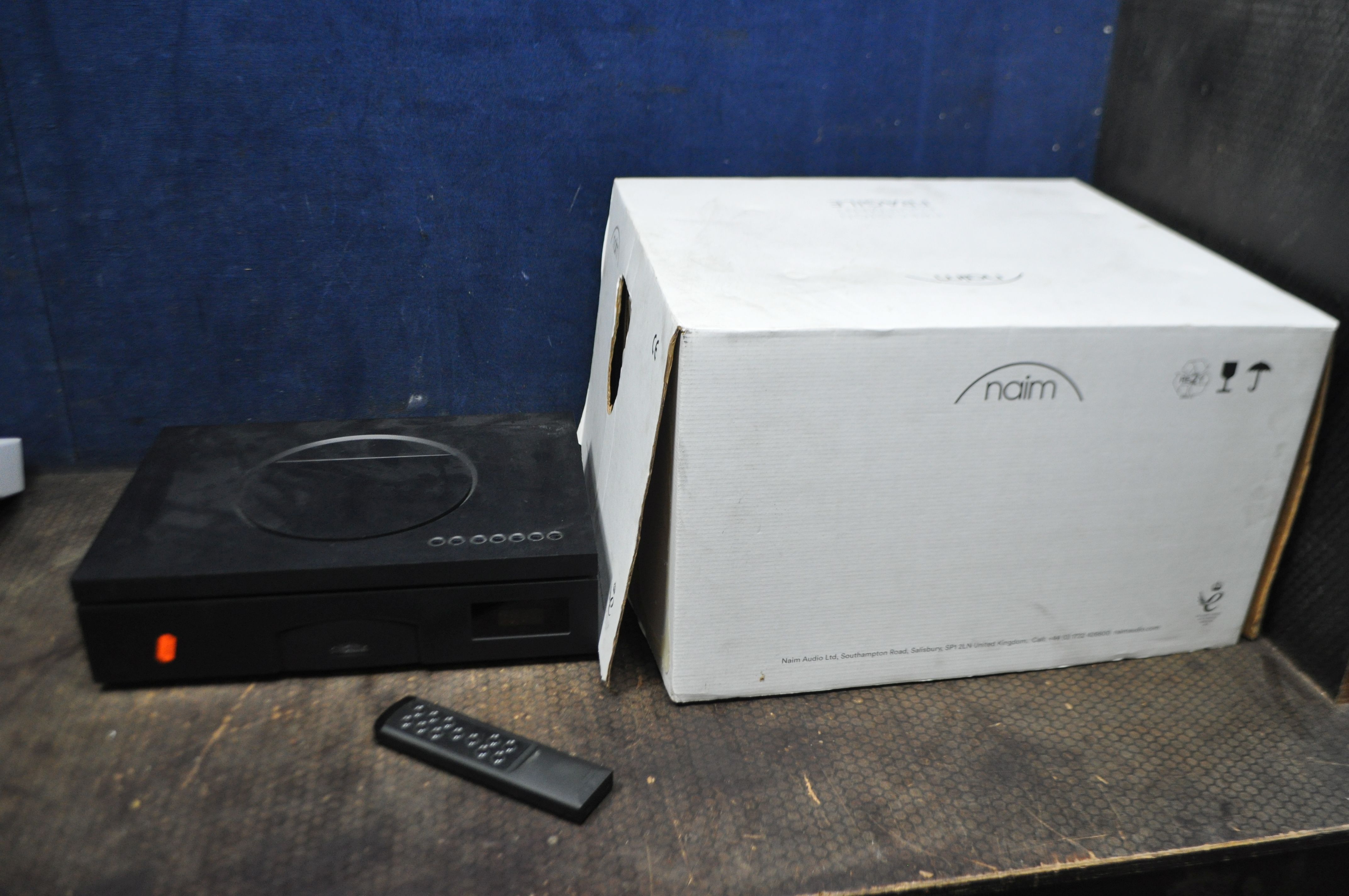 A NAIM AUDIO CD555 CD PLAYER with original box, manuals and remote ...
