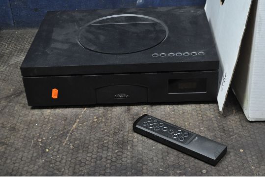 A NAIM AUDIO CD555 CD PLAYER with original box, manuals and remote ...