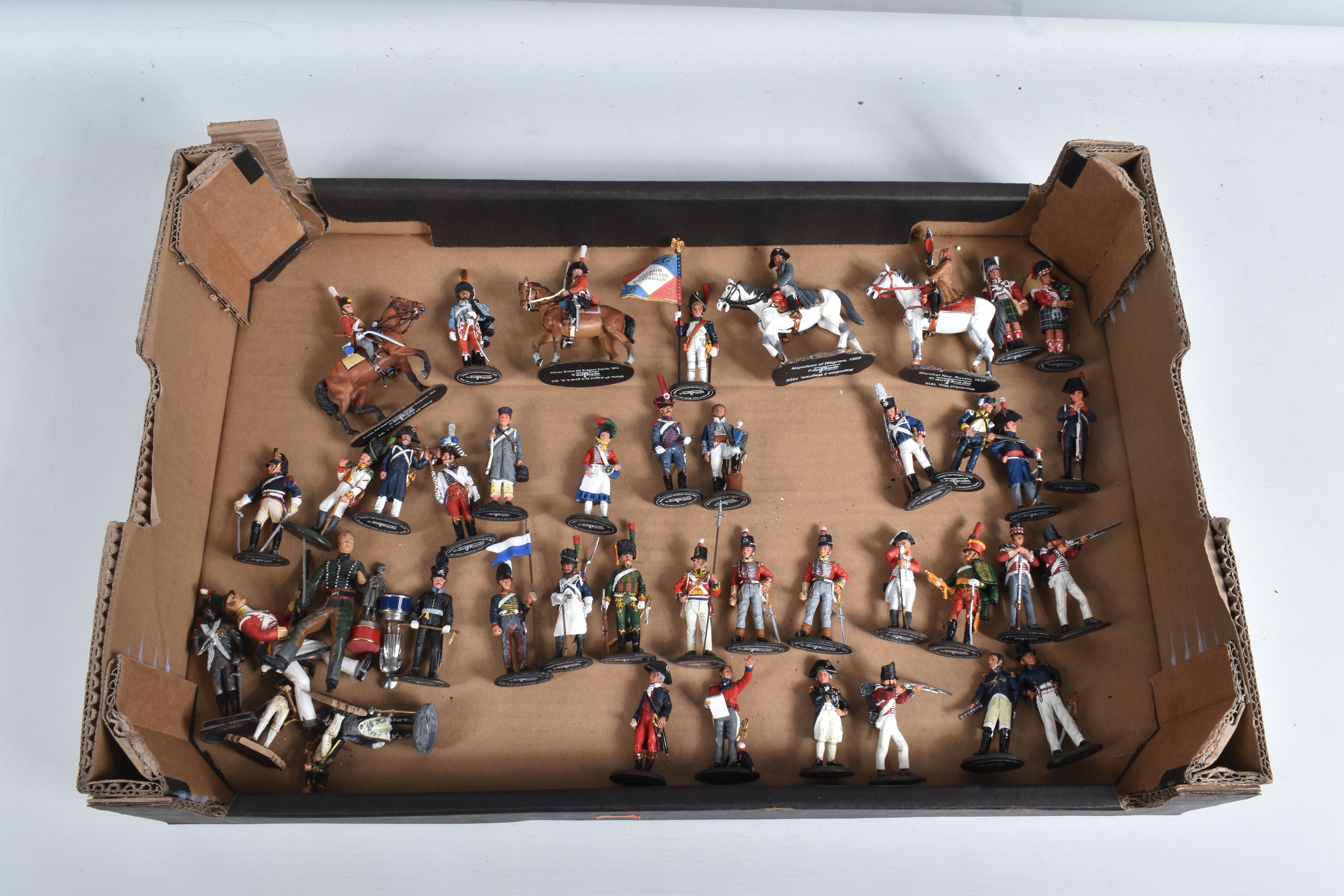 FOUR TRAYS OF DEL PRADO NAPOLEON AT WAR BOXED AND UNBOXED FIGURES ...