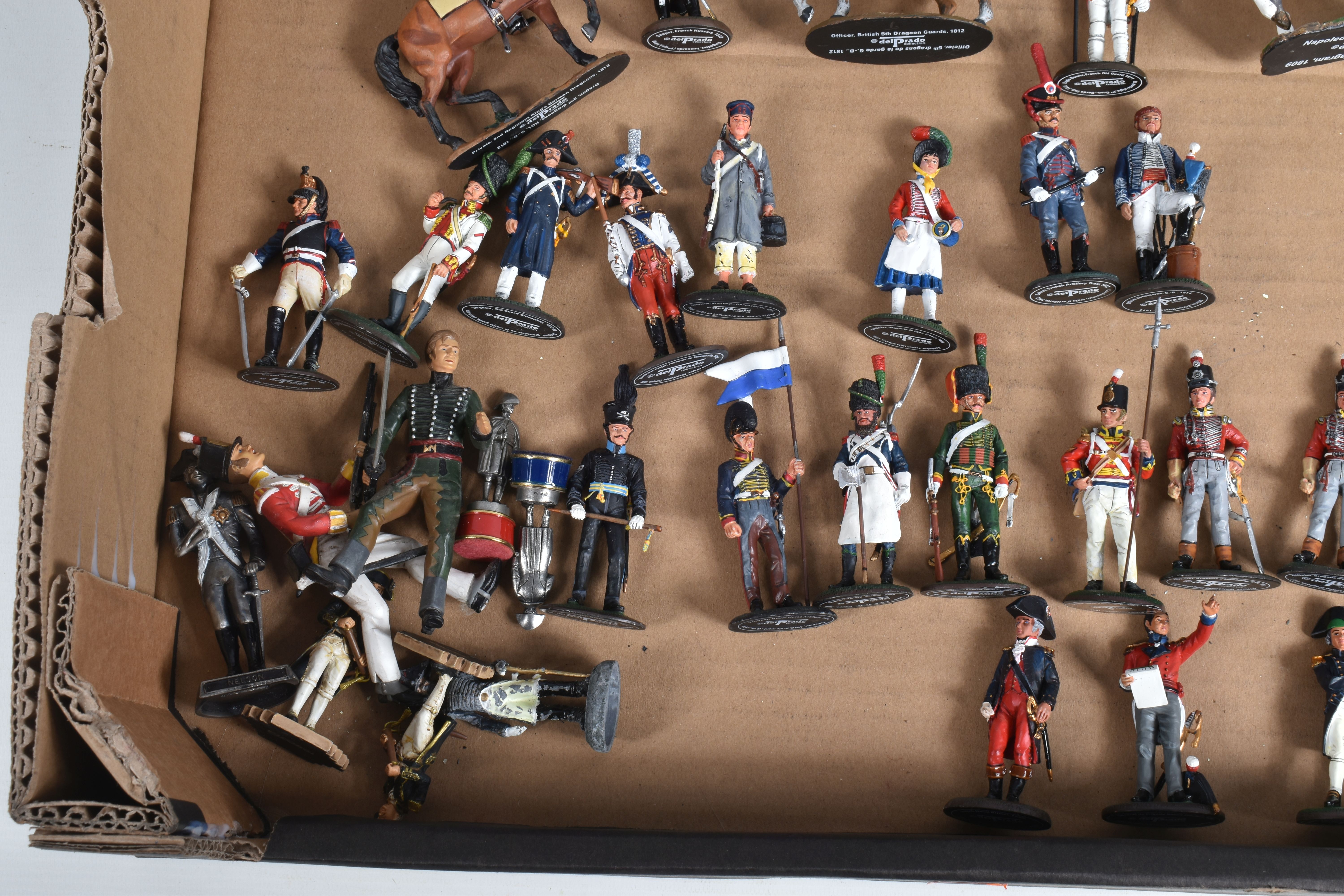 FOUR TRAYS OF DEL PRADO NAPOLEON AT WAR BOXED AND UNBOXED FIGURES ...