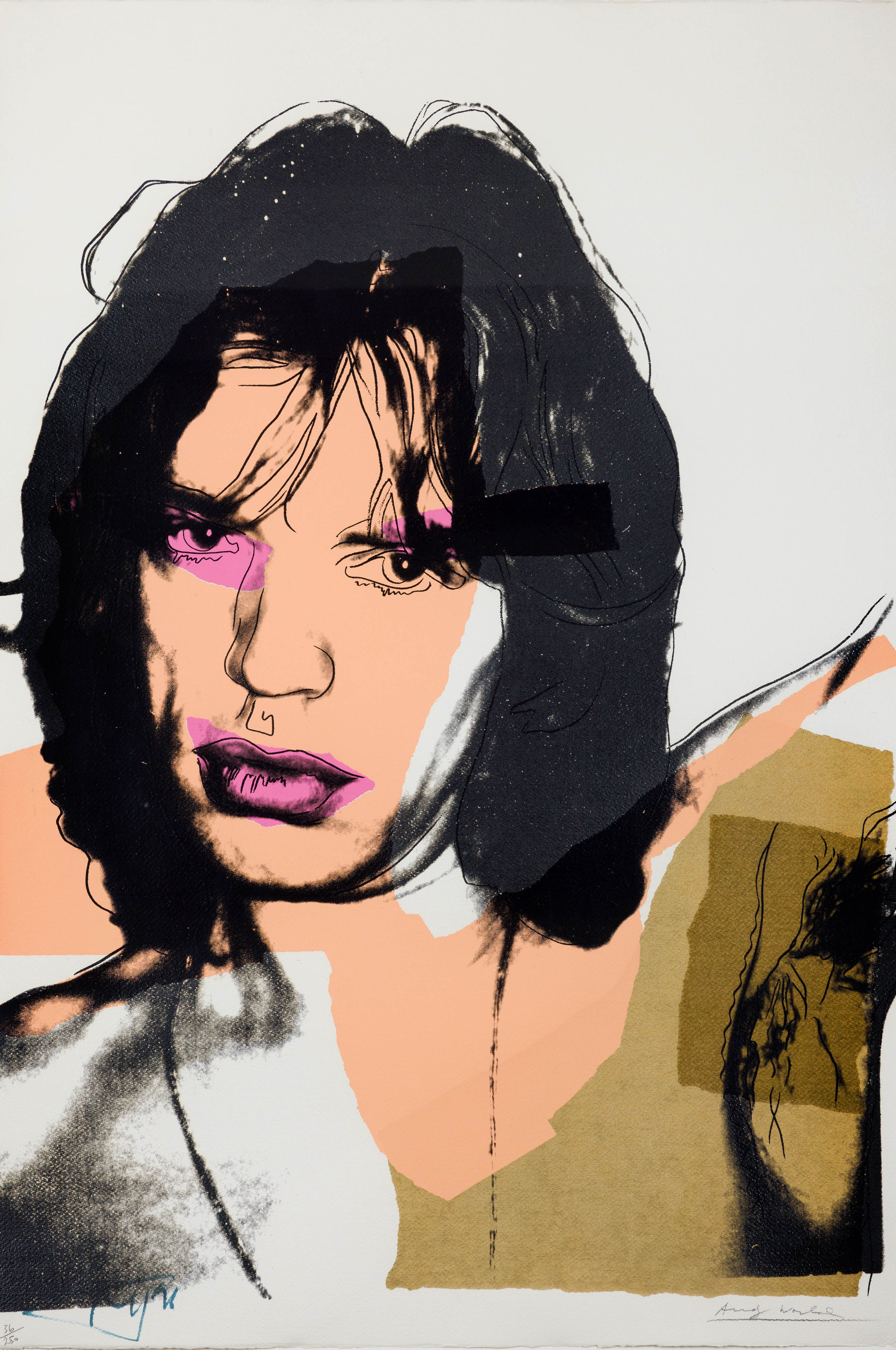 Andy Warhol, American 1928-1987, Mick Jagger, (F and S II.141), 1975 ...