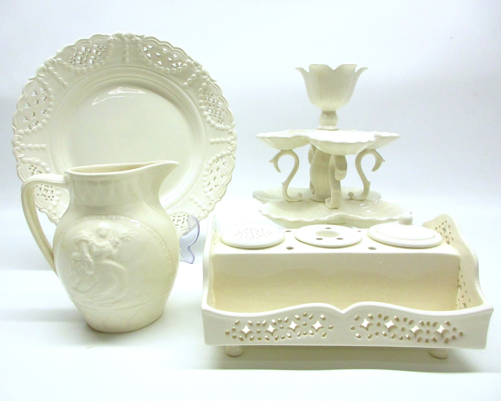 Collection of Leedsware ceramics and decorative dinnerware comprising ...