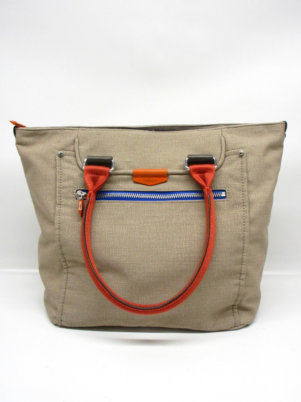 Collection of Kipling ladies handbags inc. textured coated cotton zip ...