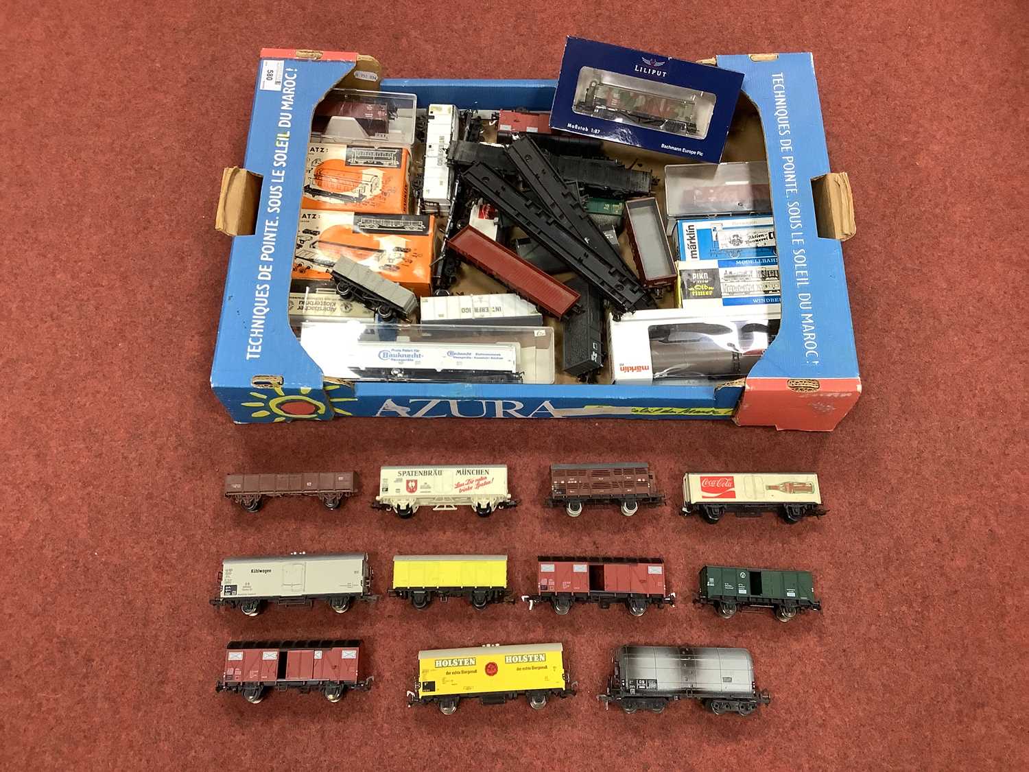 Approximately Thirty 'HO' Scale European Outline Wagons, including ten ...