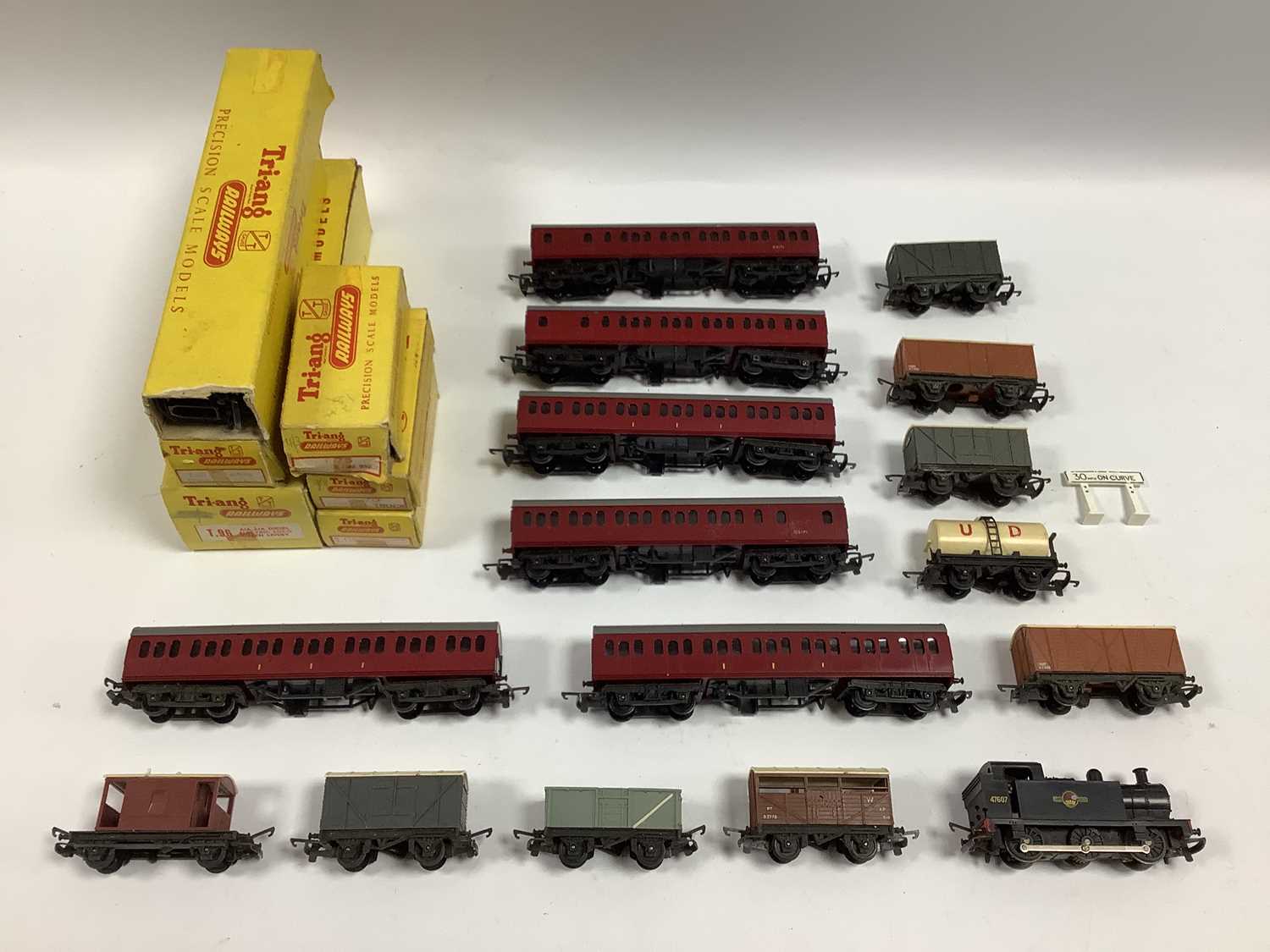 A Quantity of Triang 'TT' Gauge Items, comprising of a Jinty Locomotive ...