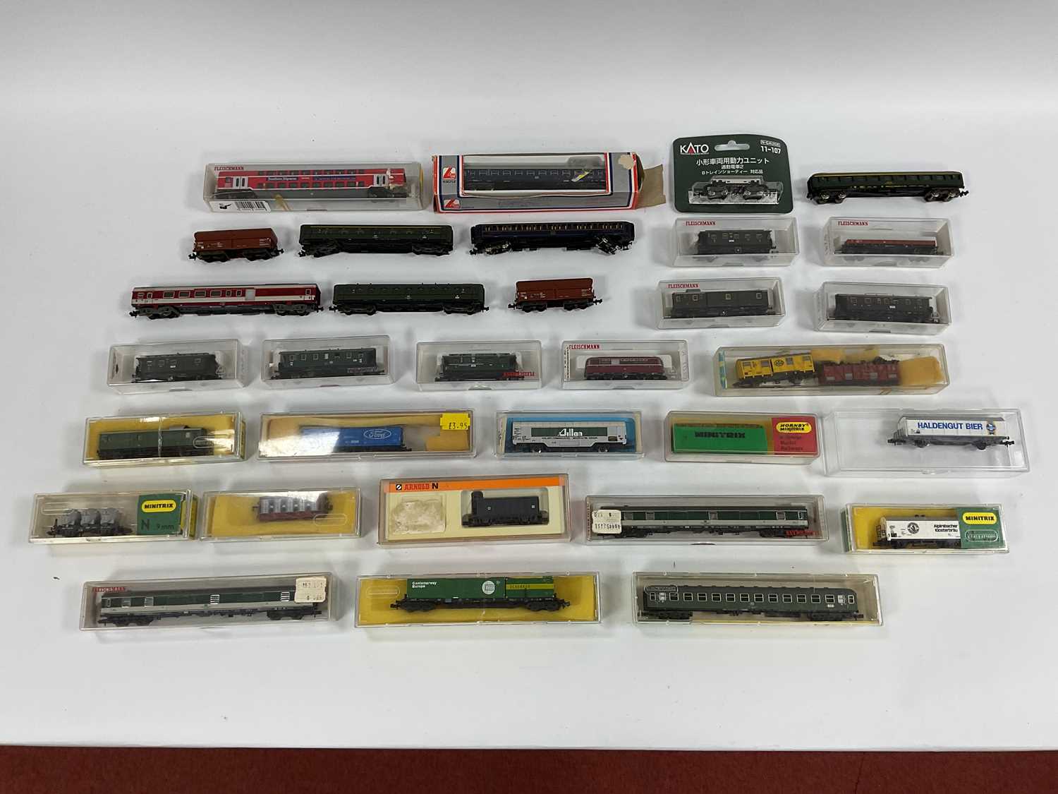 Approximately Thirty Items of 'N' Gauge European Rolling Stock, mostly ...