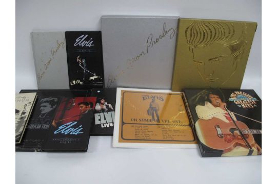 Collection of Elvis Presley Interest, includes four LP Box Sets, Elvis ...