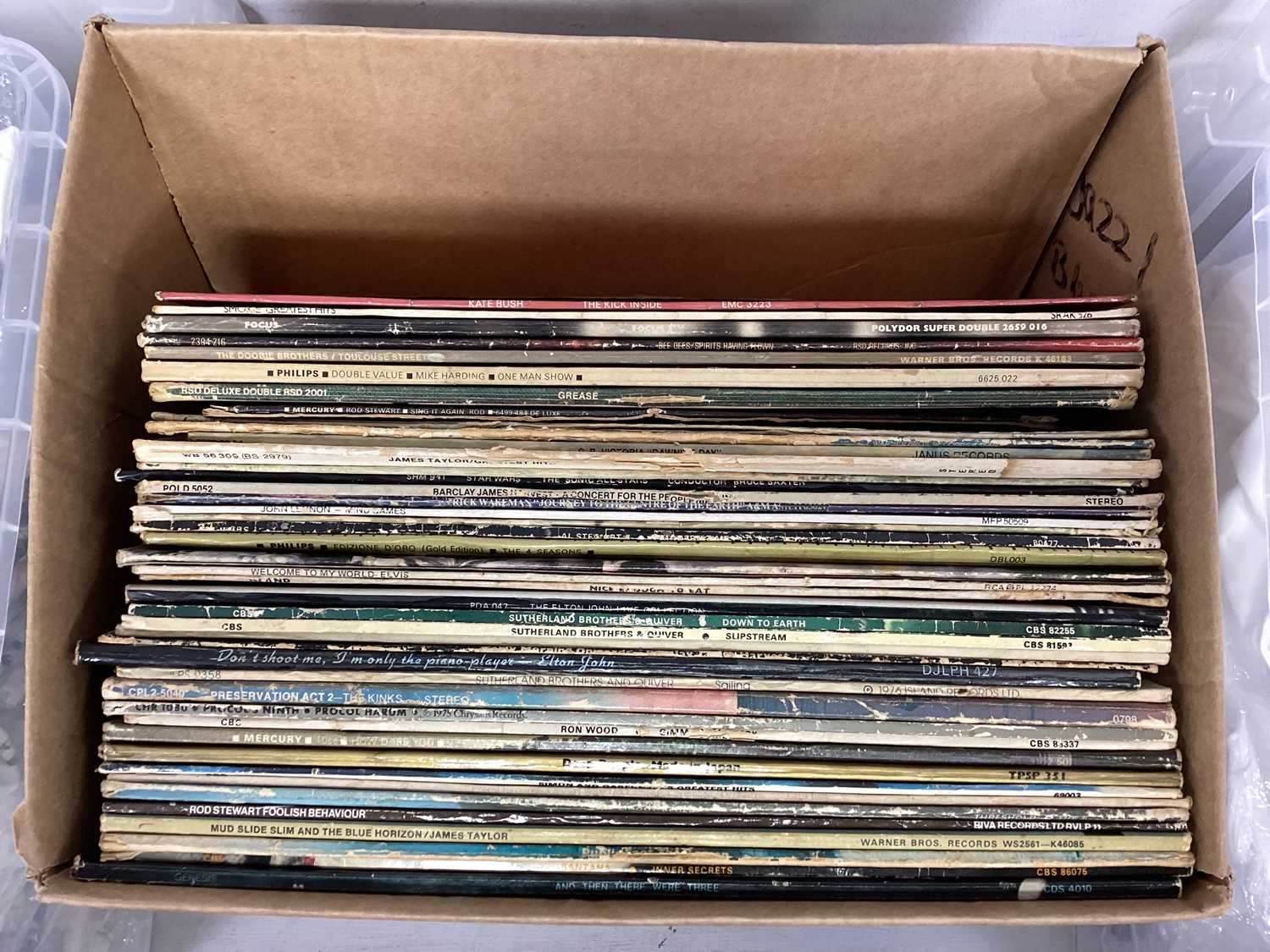 Collection of Rock and Pop LPs, mixed lot of fifty+ albums. Various ...