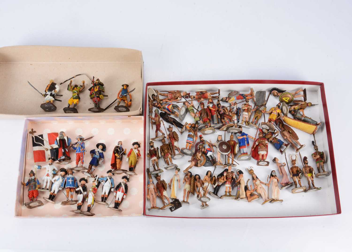 A collection of mainly Stadden and Rose Miniatures 54mm military and ...