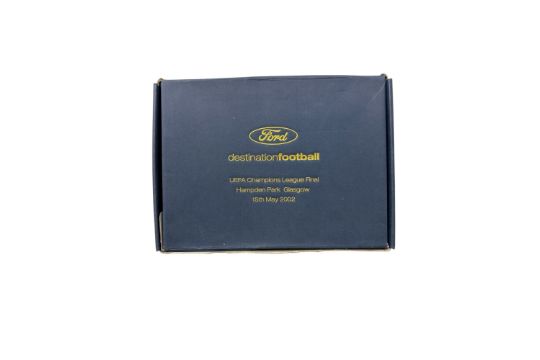 2002 CHAMPIONS LEAGUE FINAL HOSPITALITY GIFT, REAL MADRID V BAYER ...