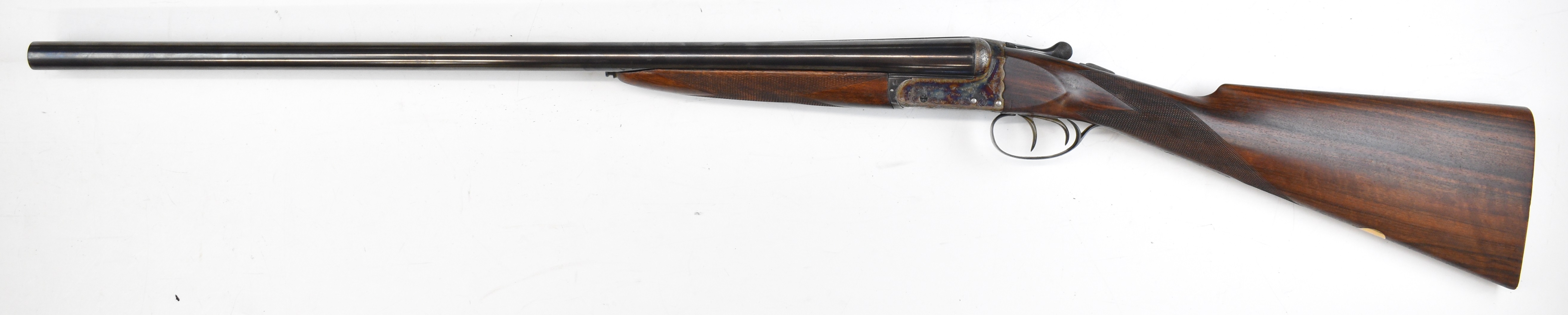 W&C Scott The Bowood 12 bore side by side shotgun with named and ...