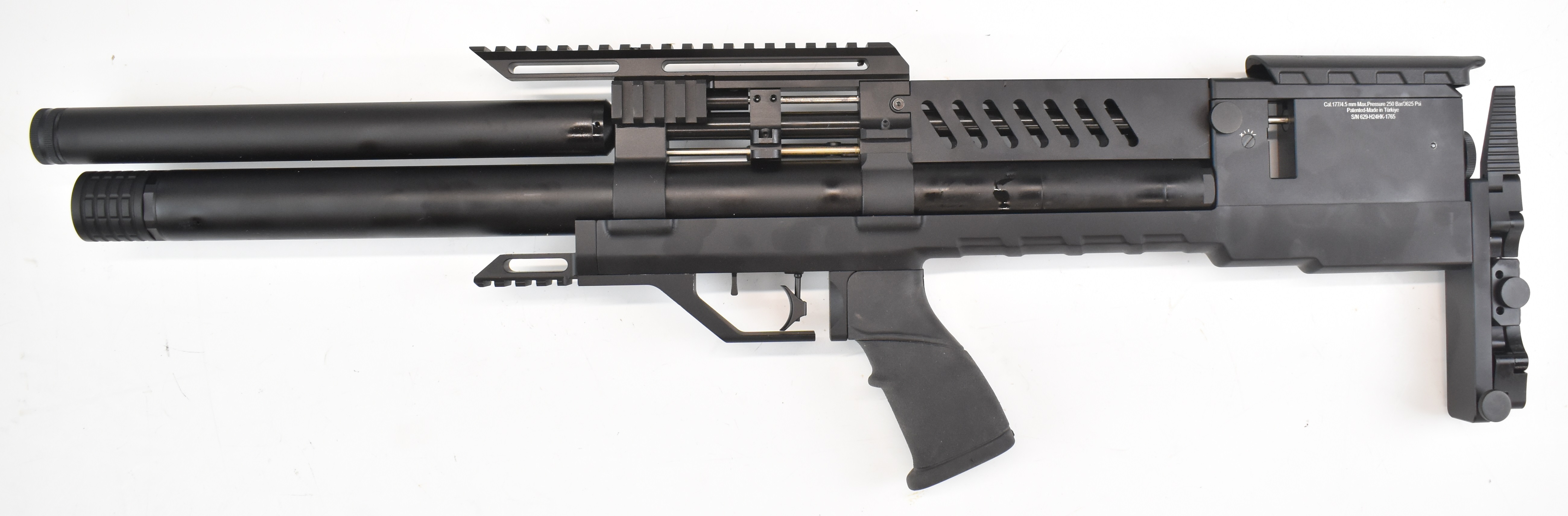 Reximex Meta Plus .177 PCP carbine air rifle with textured pistol grip ...