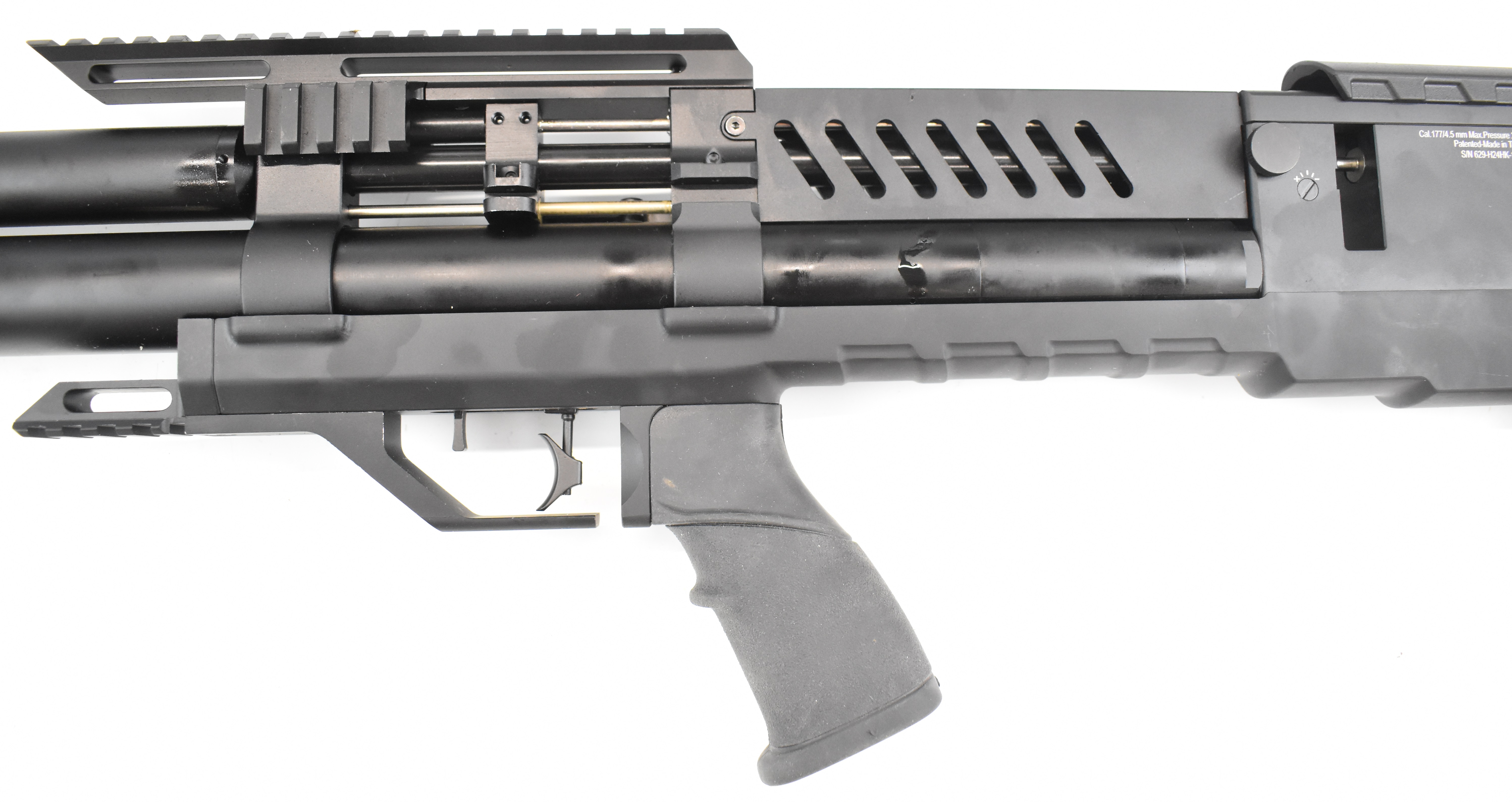 Reximex Meta Plus .177 PCP carbine air rifle with textured pistol grip ...