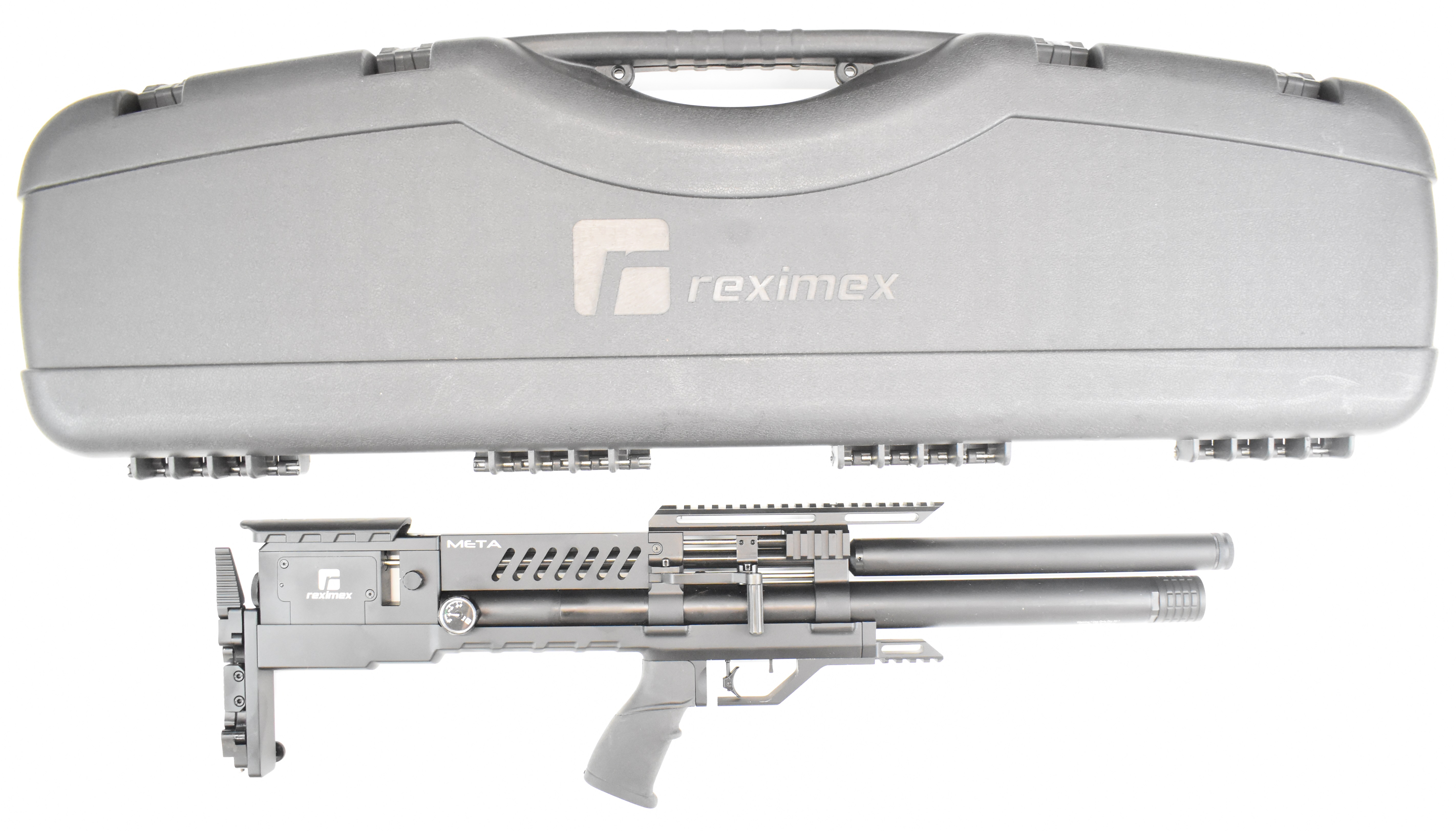 Reximex Meta Plus .177 PCP carbine air rifle with textured pistol grip ...