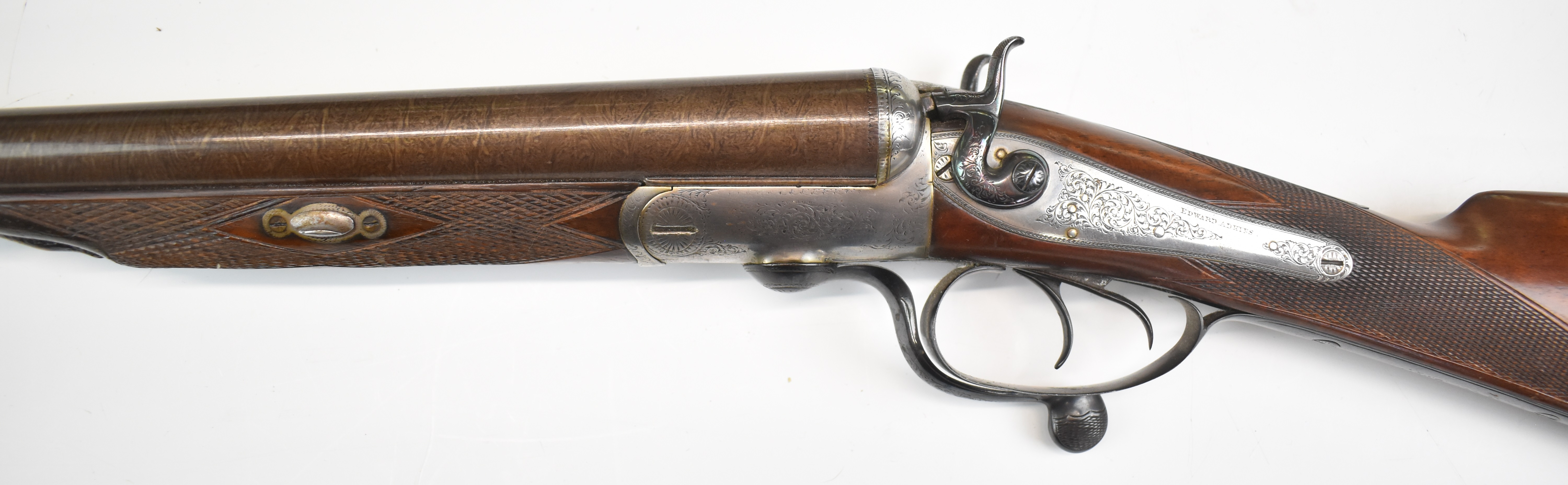 Petersen & Son of London 12 bore side by side hammer action shotgun ...