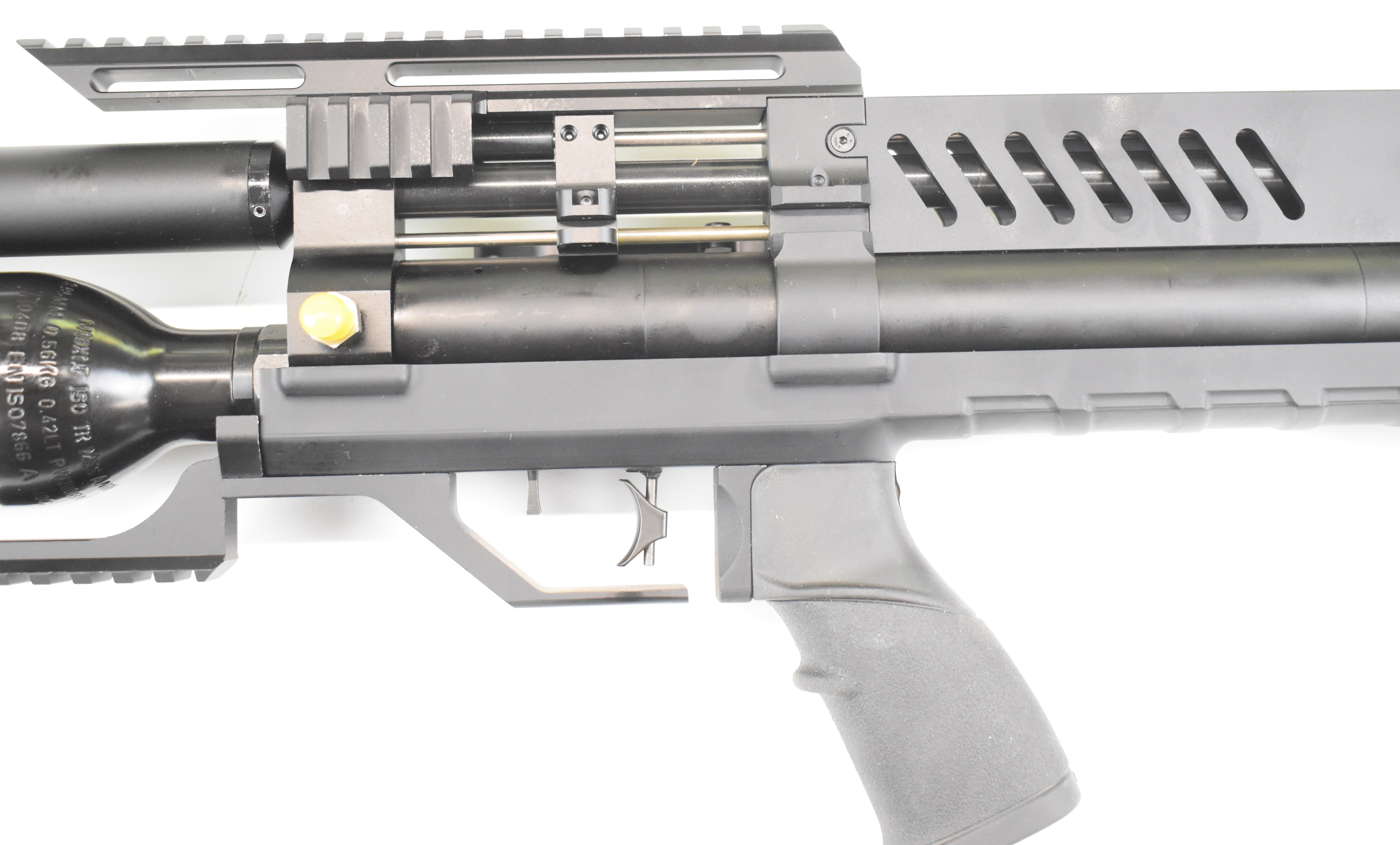 Reximex Meta Plus .22 PCP carbine air rifle with textured pistol grip ...