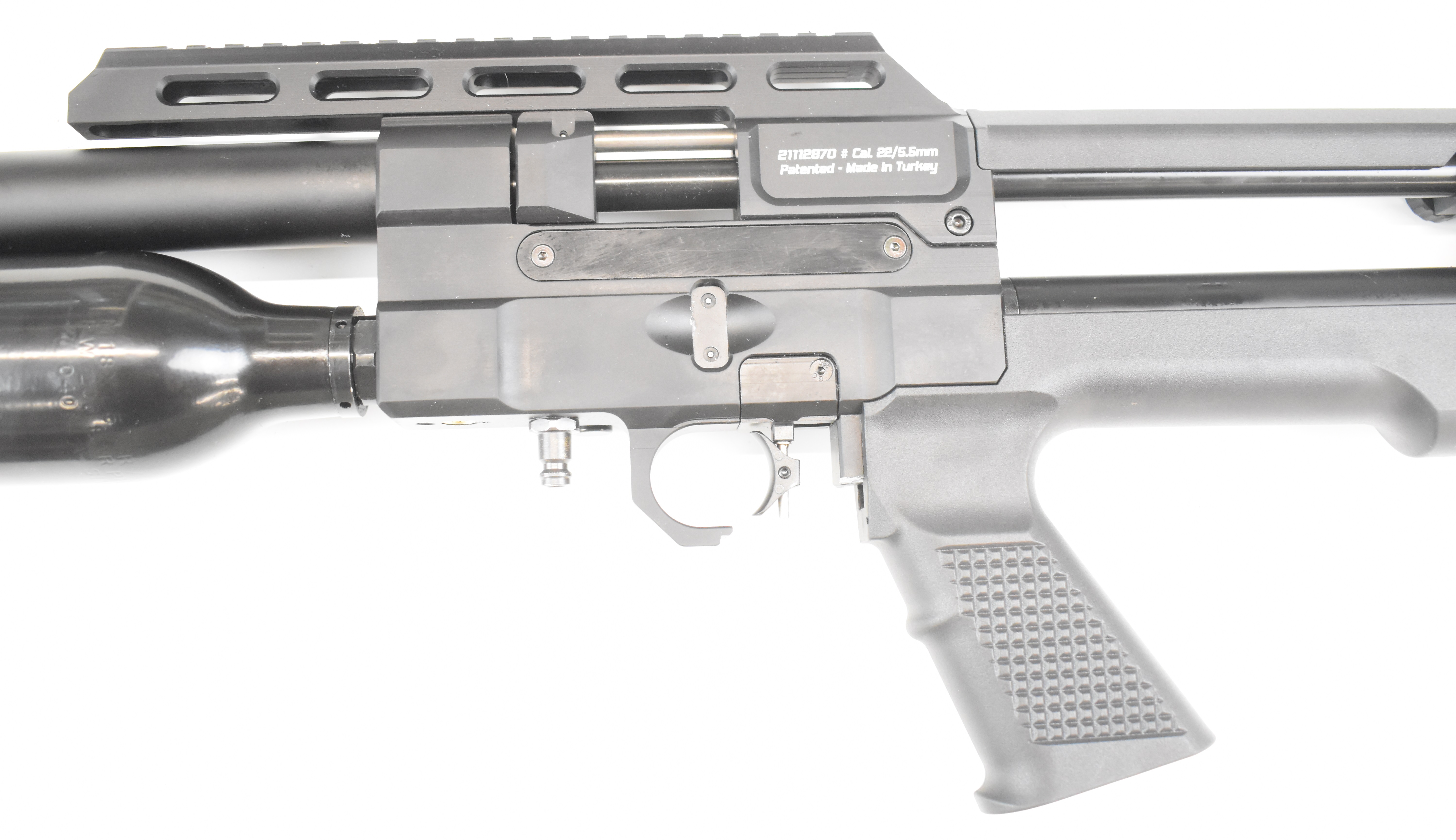 Reximex IXIA .22 PCP carbine air rifle with textured pistol grip ...