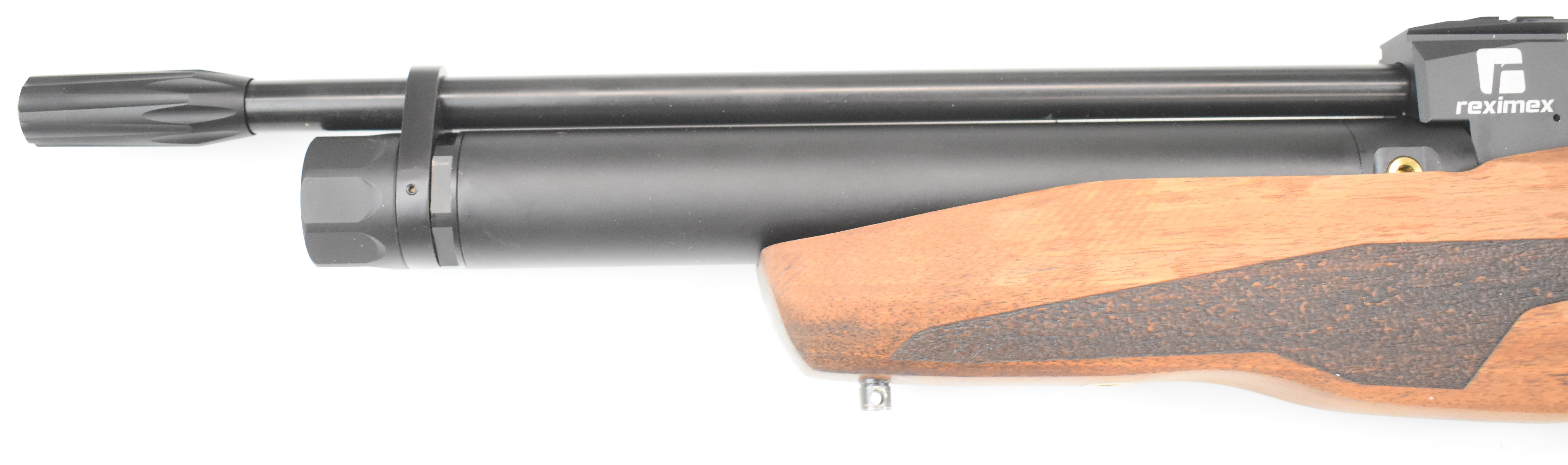 Reximex Myth .177 PCP air rifle with textured pistol grip and forend ...