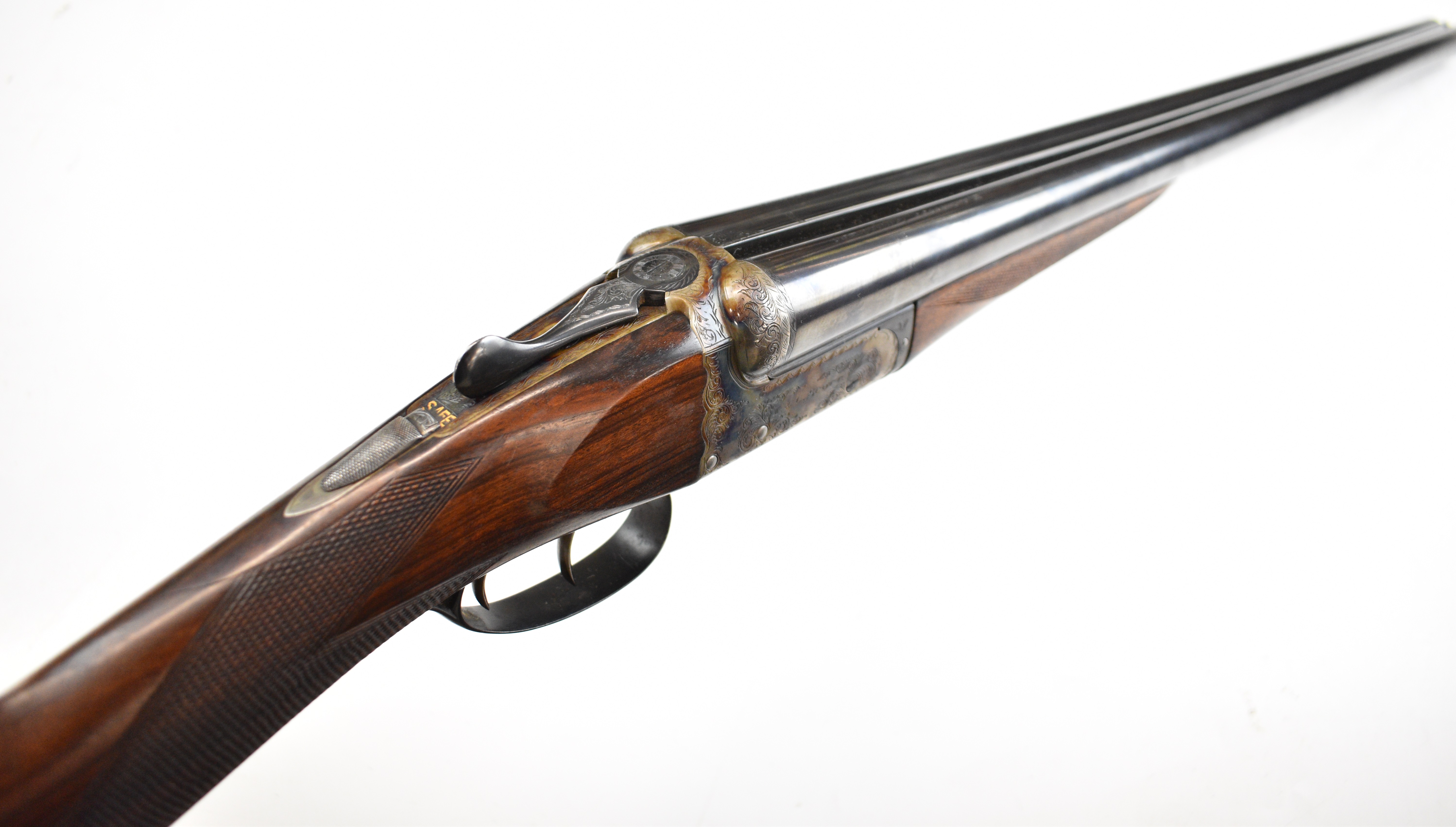 W&C Scott The Bowood 12 bore side by side shotgun with named and ...