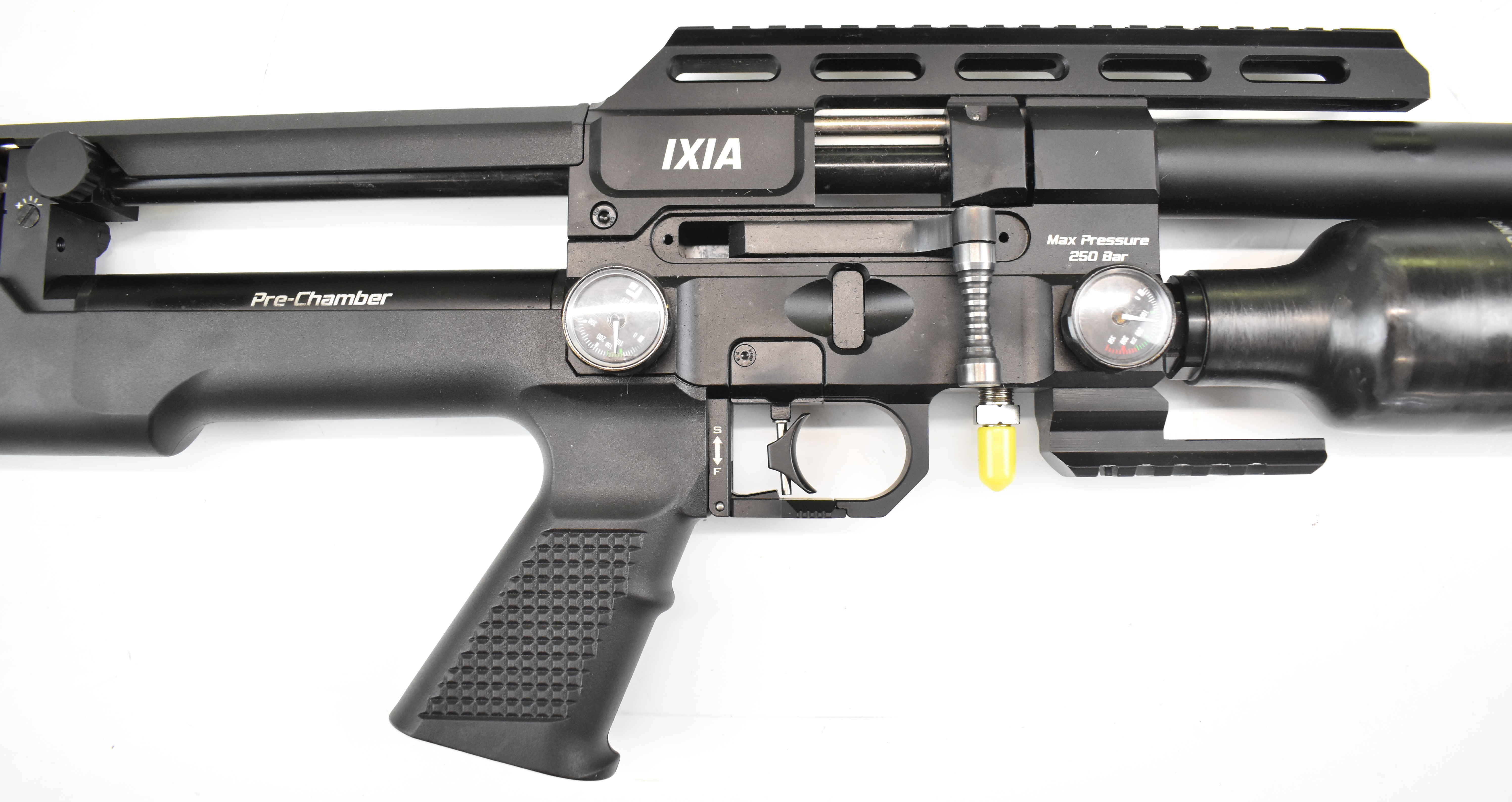 Reximex IXIA .177 PCP carbine air rifle with textured pistol grip ...