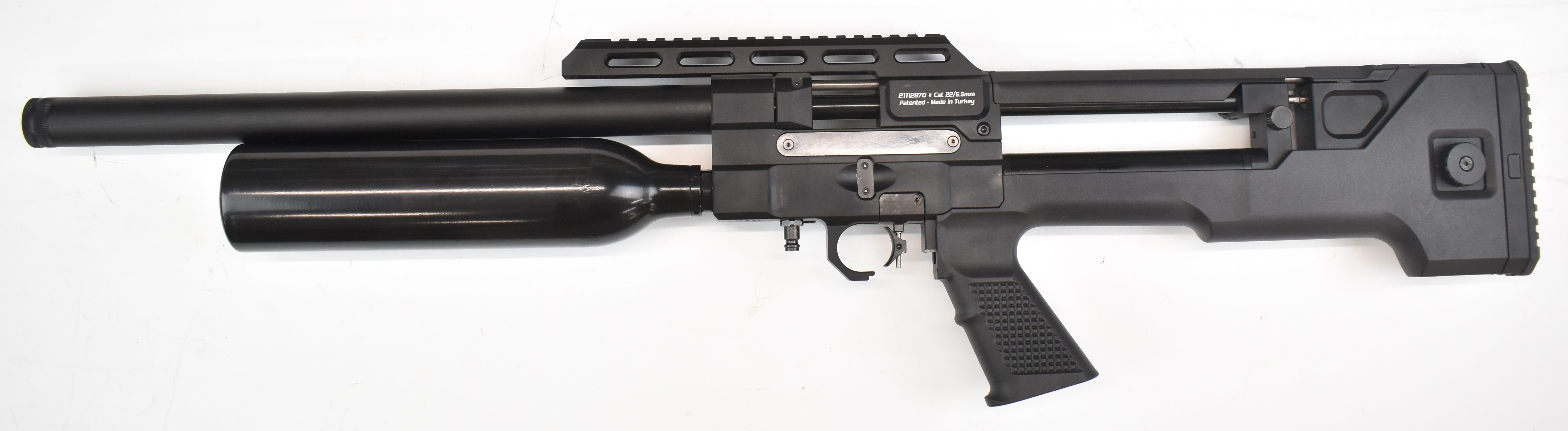 Reximex IXIA .22 PCP carbine air rifle with textured pistol grip ...