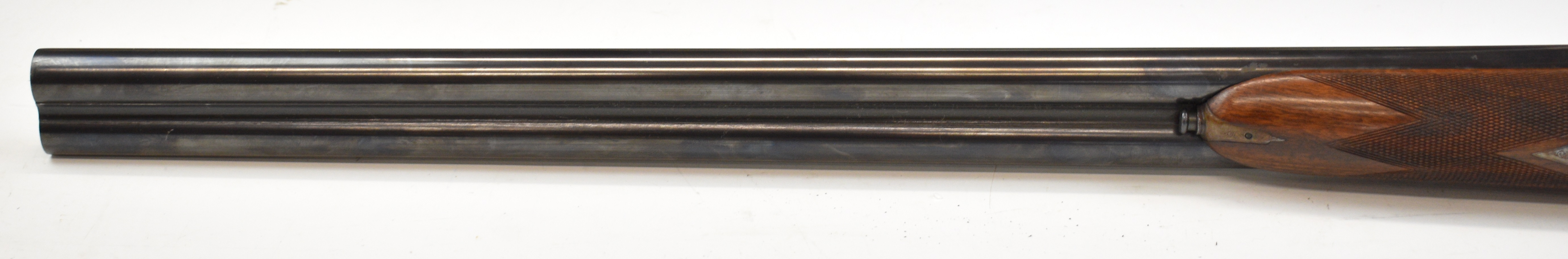 W&C Scott The Bowood 12 bore side by side shotgun with named and ...