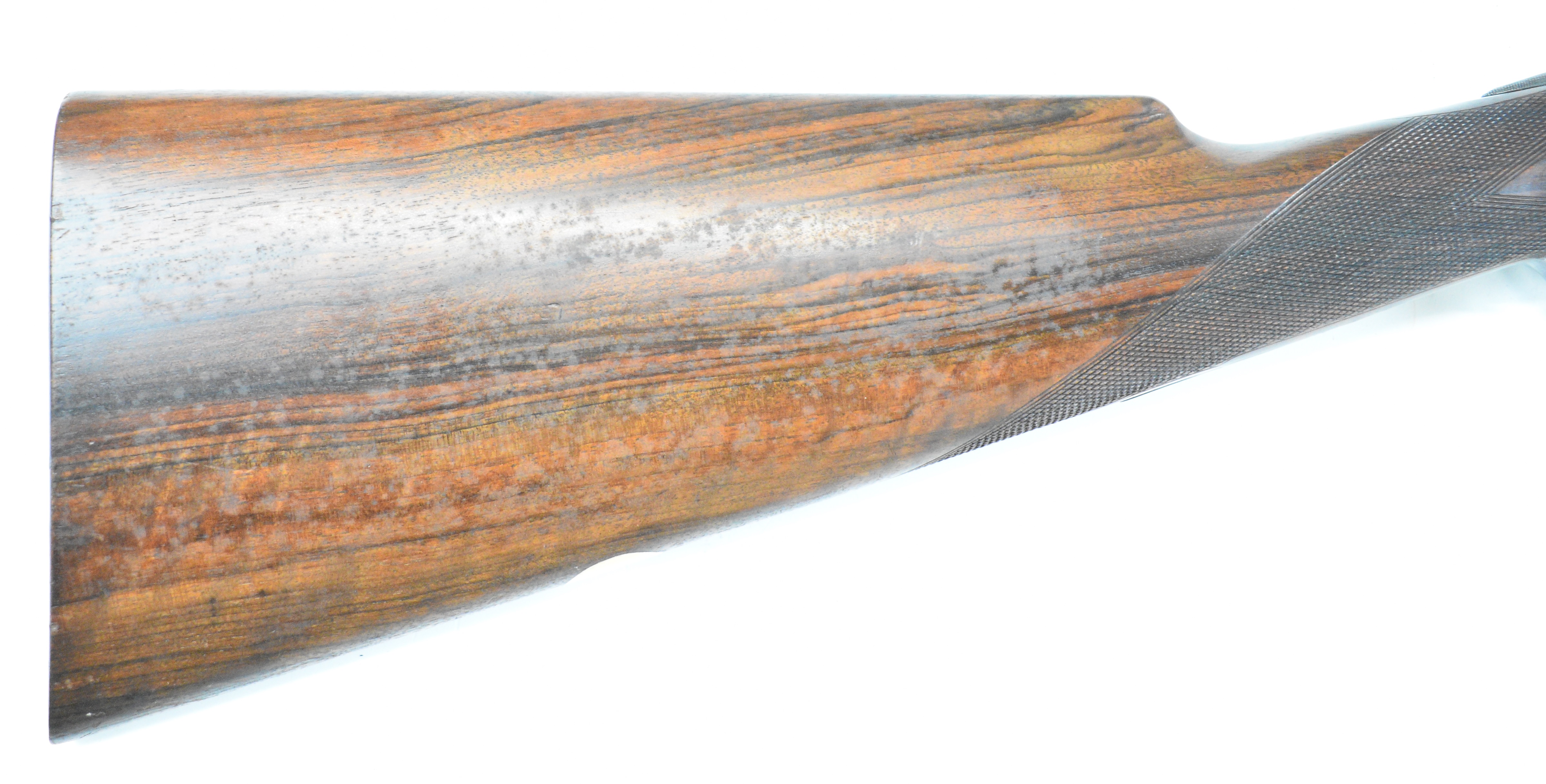 W&C Scott The Bowood 12 bore side by side shotgun with named and ...