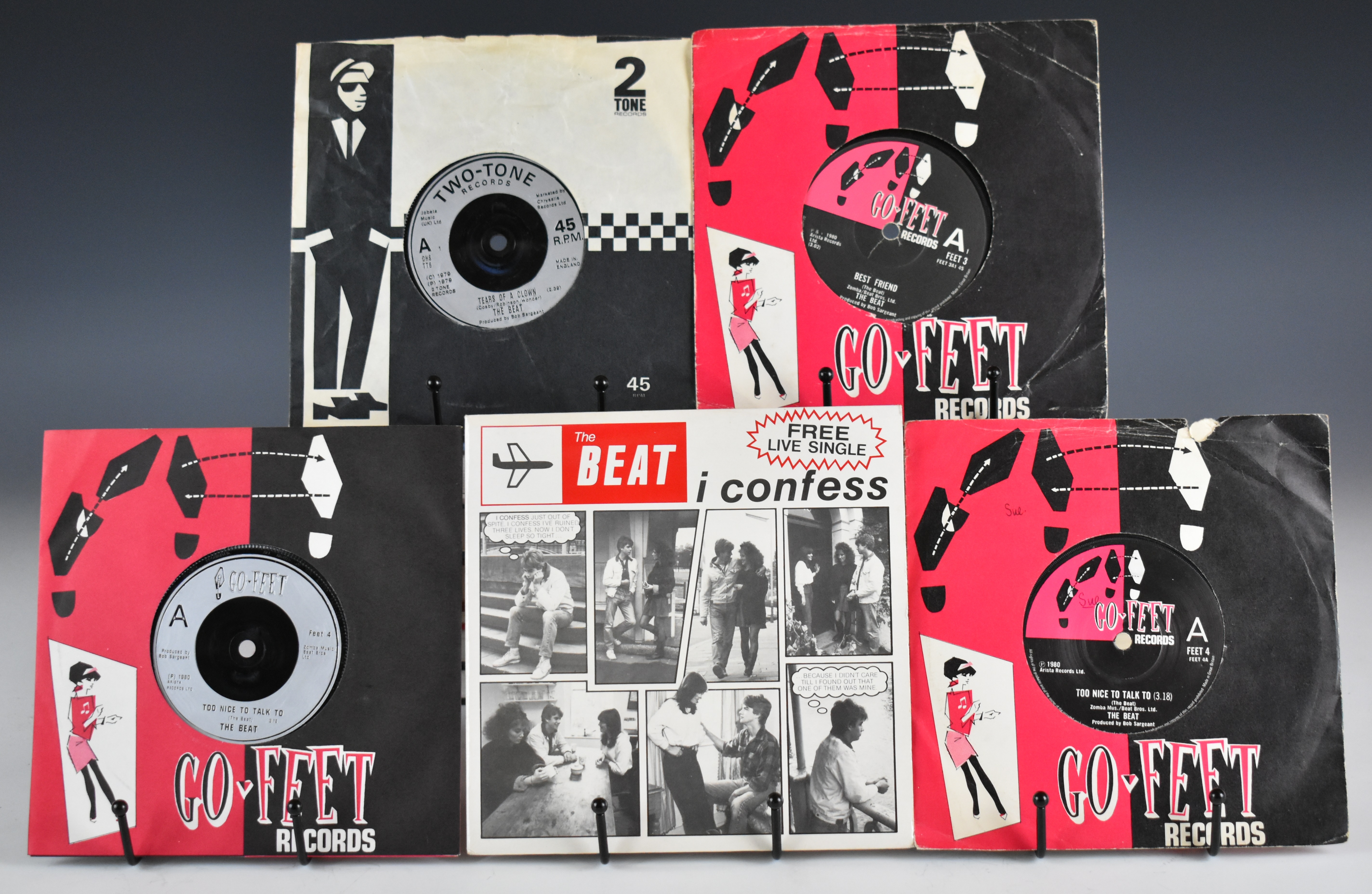 Collection of fifty two Mod / Two Tone / Ska etc 7" singles. Sixteen ...