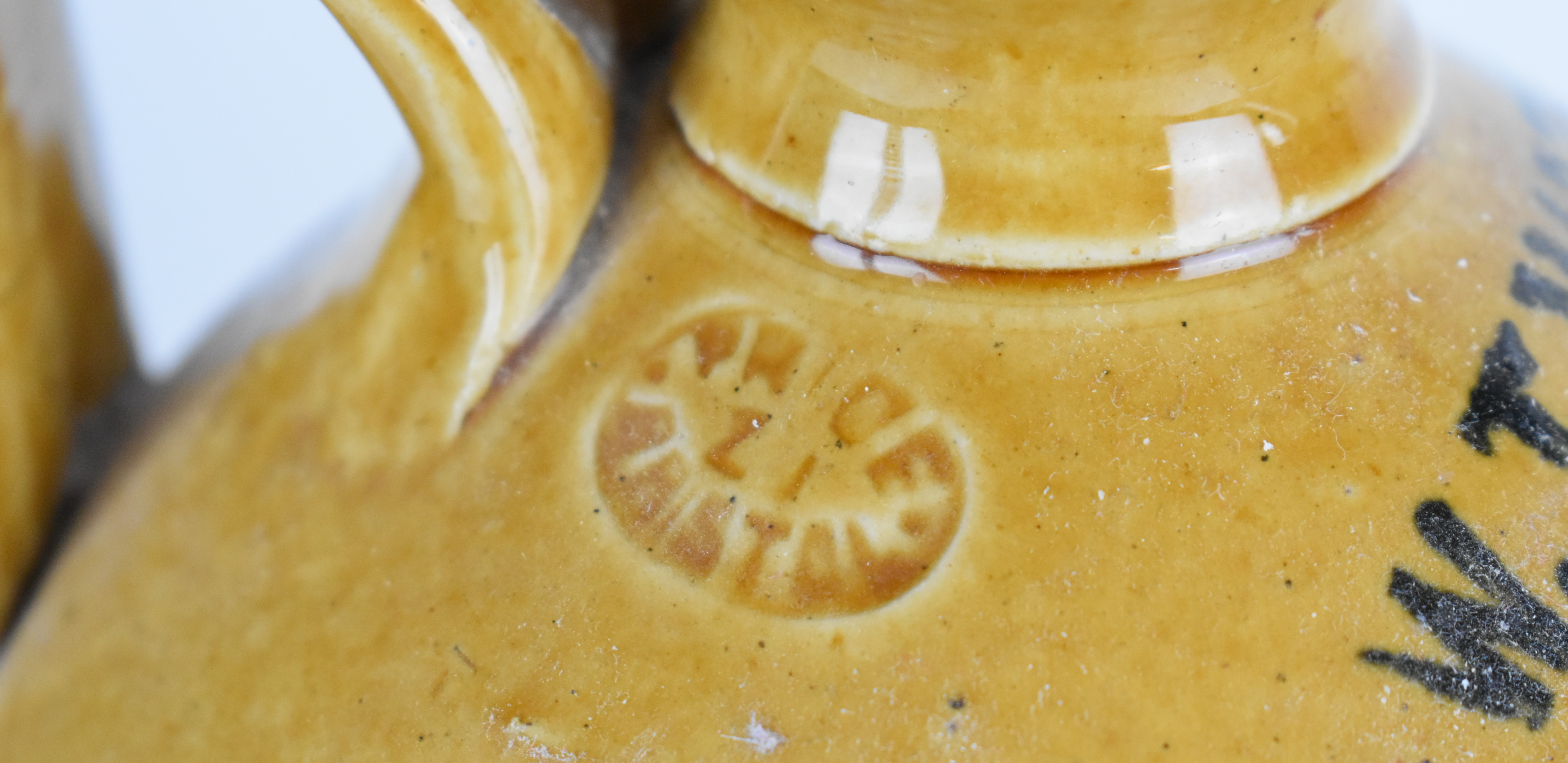 Two Price of Bristol stoneware flagons for Lockwoods West Heath ...