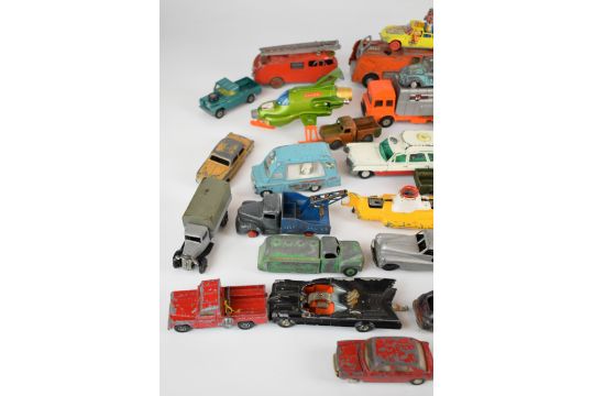 Forty five vintage Dinky, Corgi and Pocketoy diecast model cars and ...