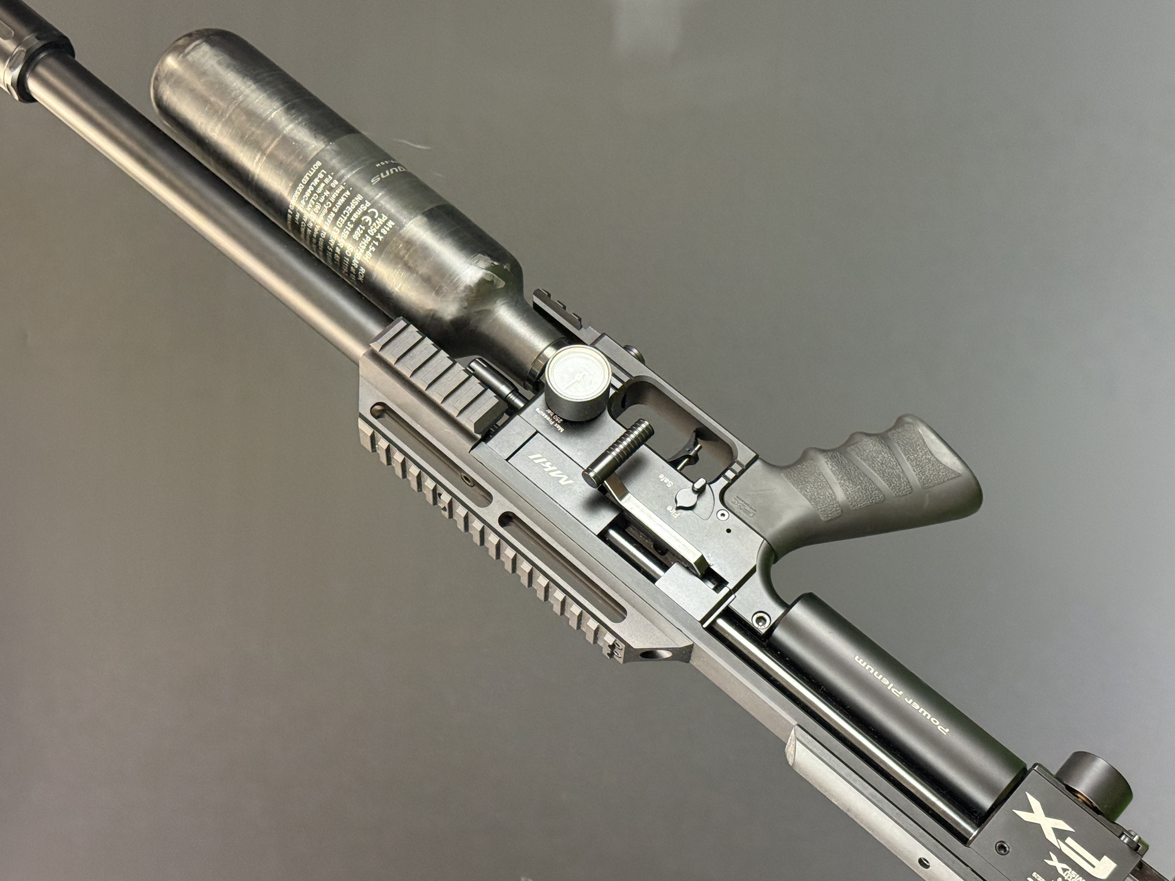 FX Impact X Power Plenum Mk.II .22 PCP FAC air rifle with textured ...
