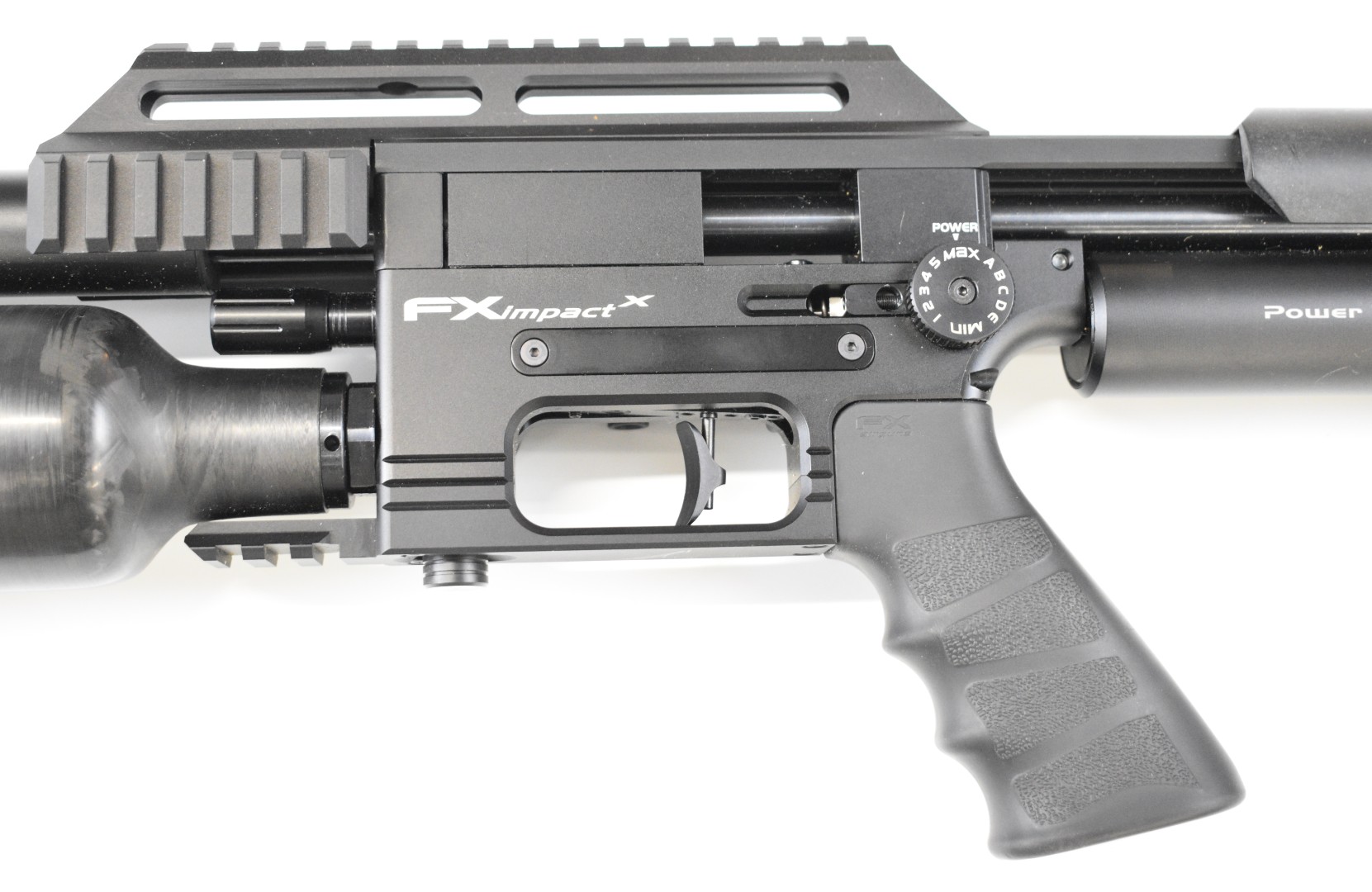 FX Impact X Power Plenum Mk.II .22 PCP FAC air rifle with textured ...