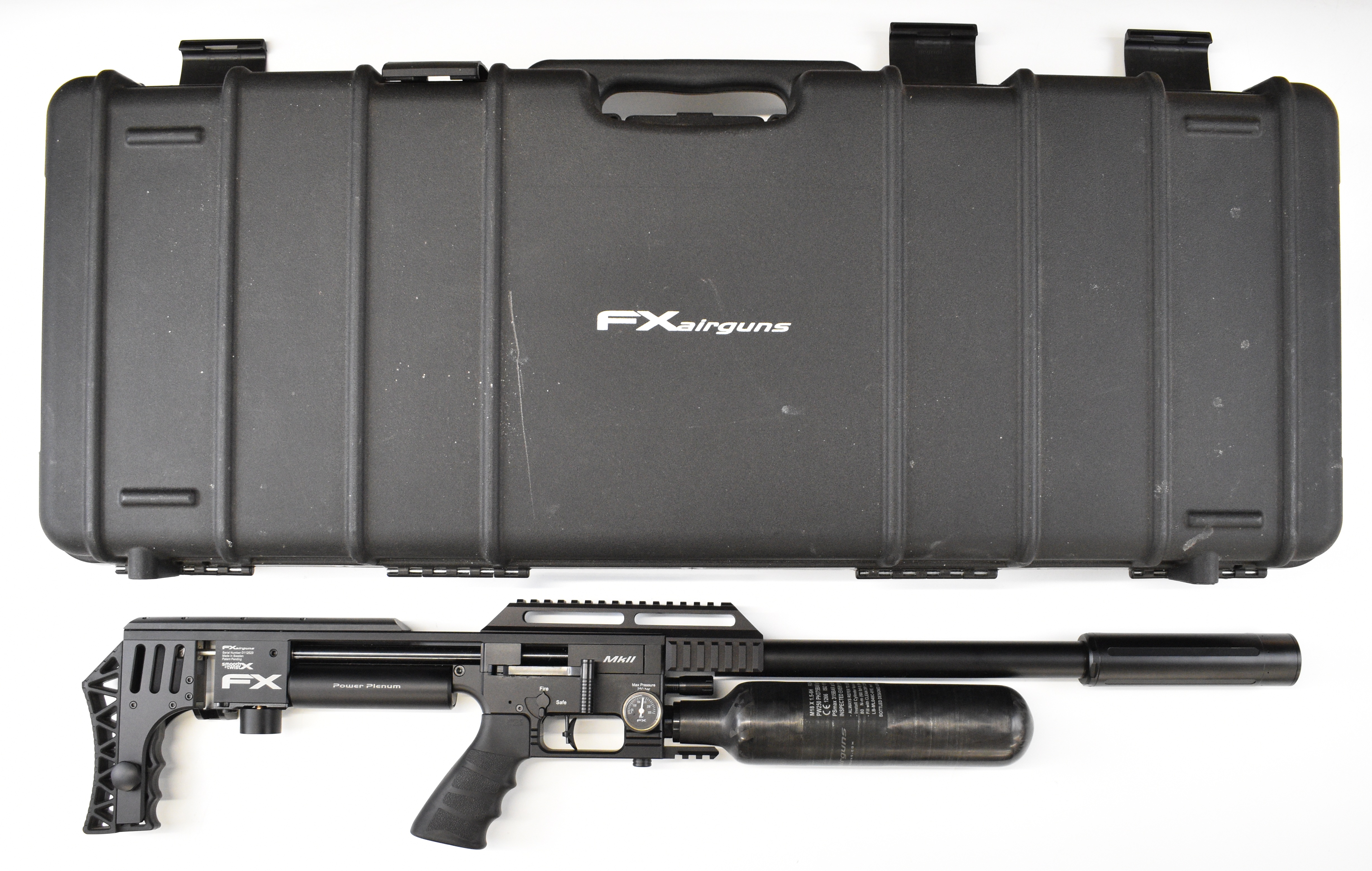 FX Impact X Power Plenum Mk.II .22 PCP FAC air rifle with textured ...