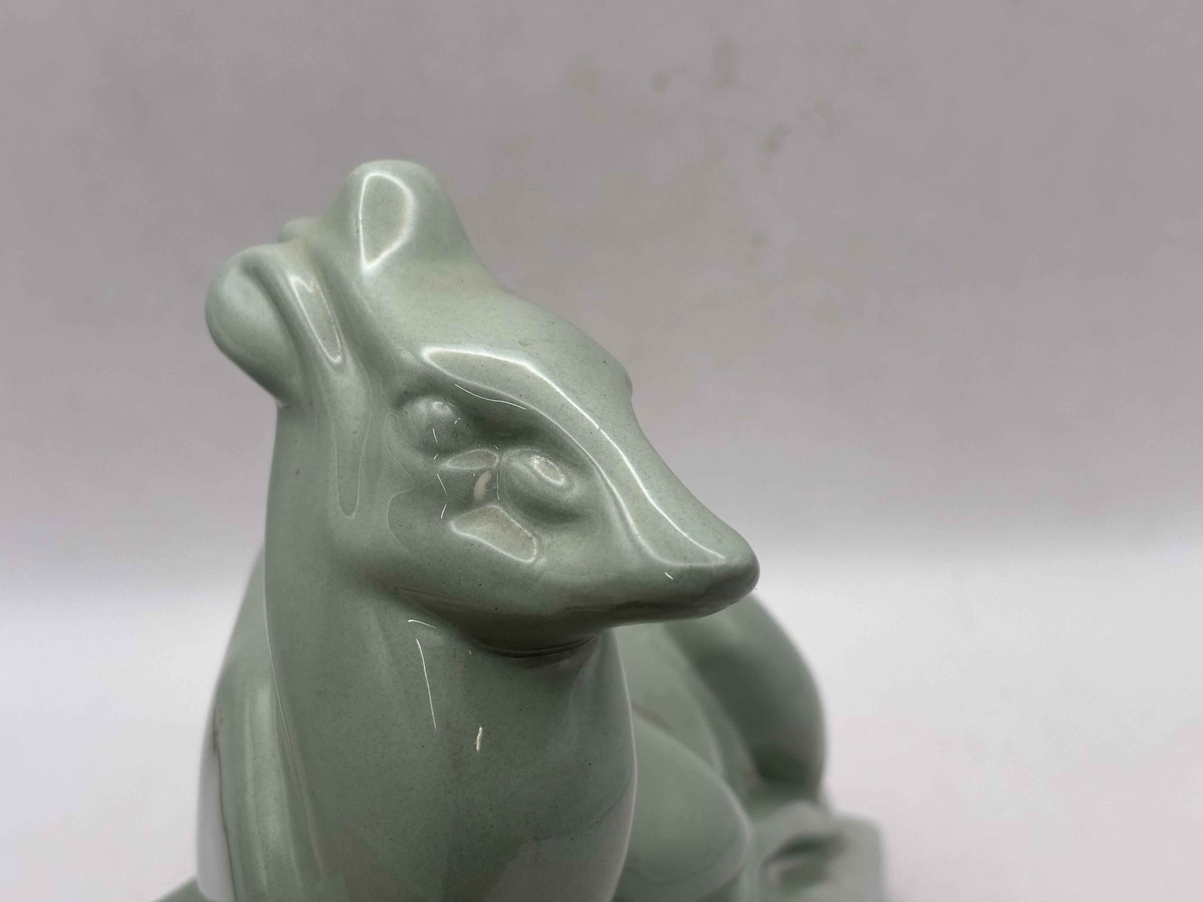 John Skeaping (1901-1980) for Wedgwood: A celadon pale green glazed ...