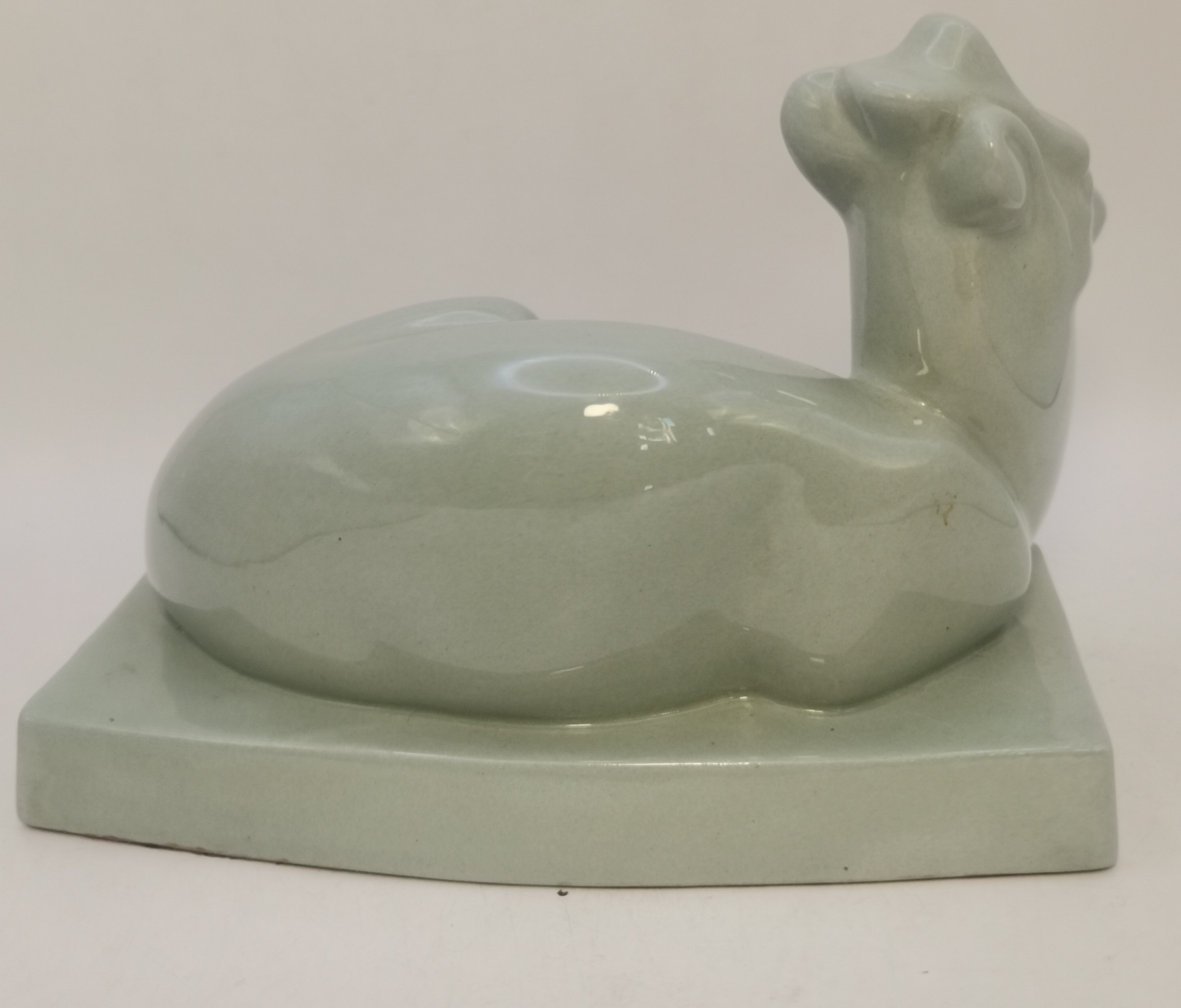 John Skeaping (1901-1980) for Wedgwood: A celadon pale green glazed ...