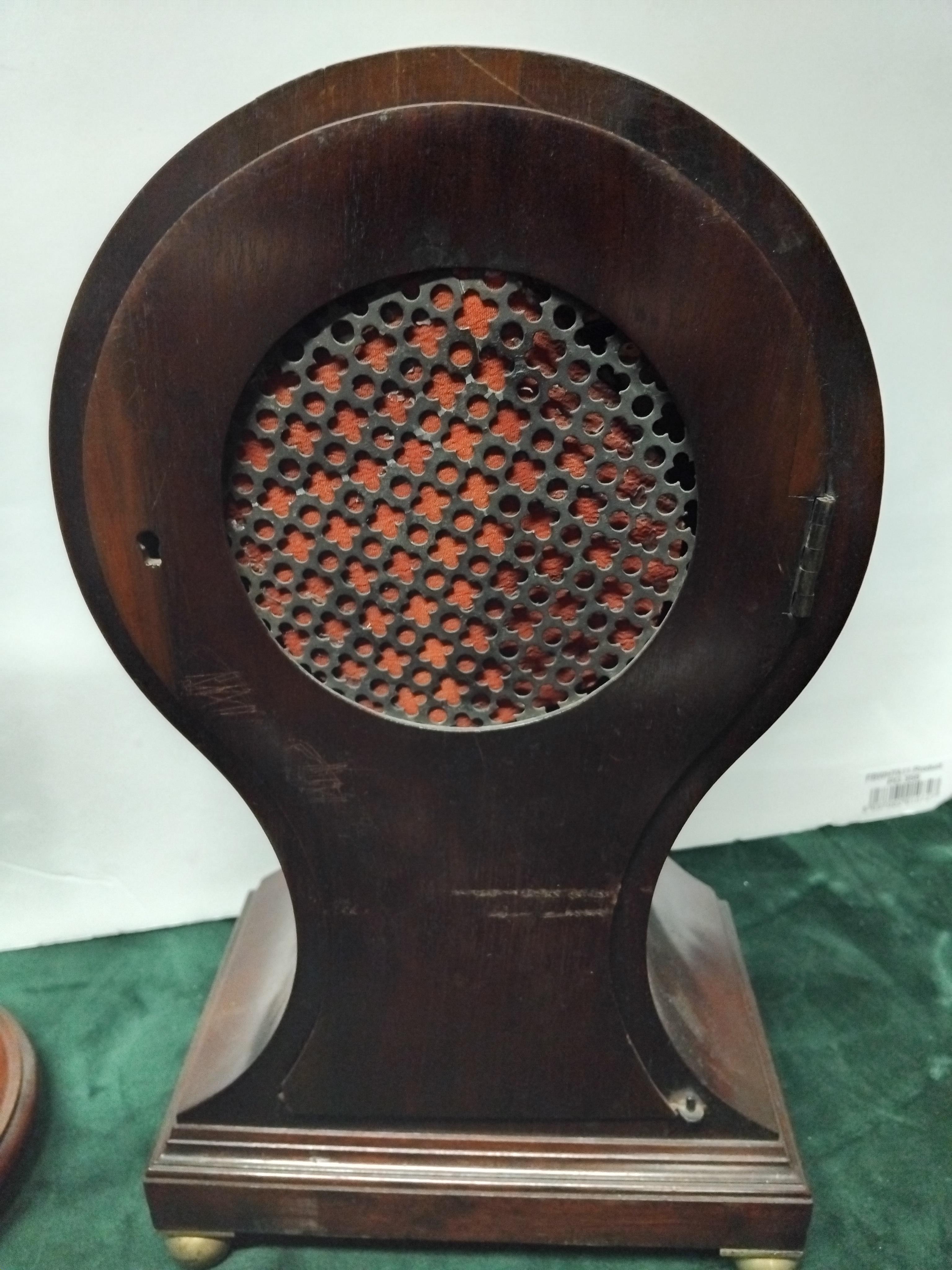 An Antique Mahogany Balloon-shaped Mantel Clock by John Harris, London ...